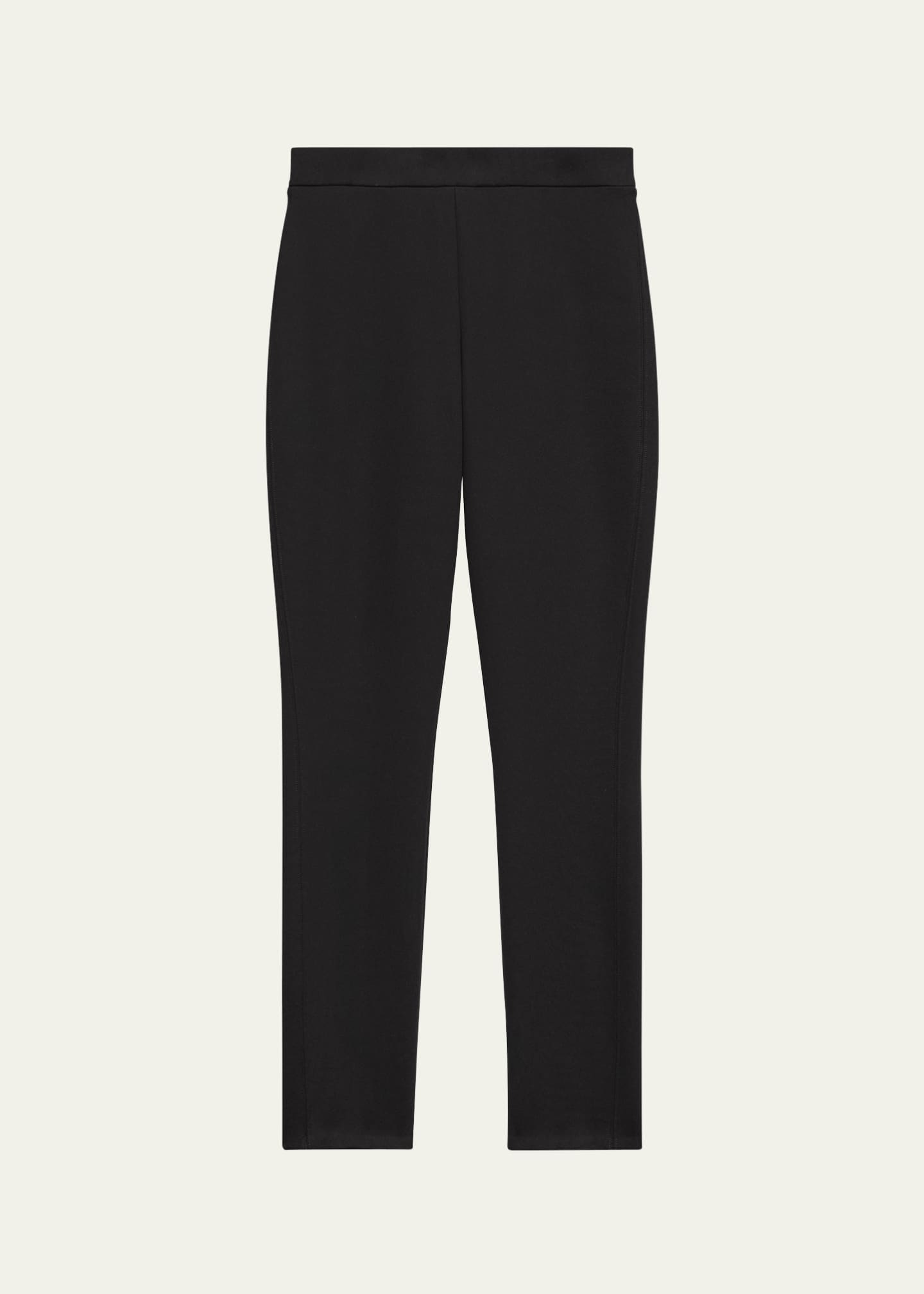 Theory Adbelle Core Scuba High-Waist Ankle Leggings - Bergdorf Goodman