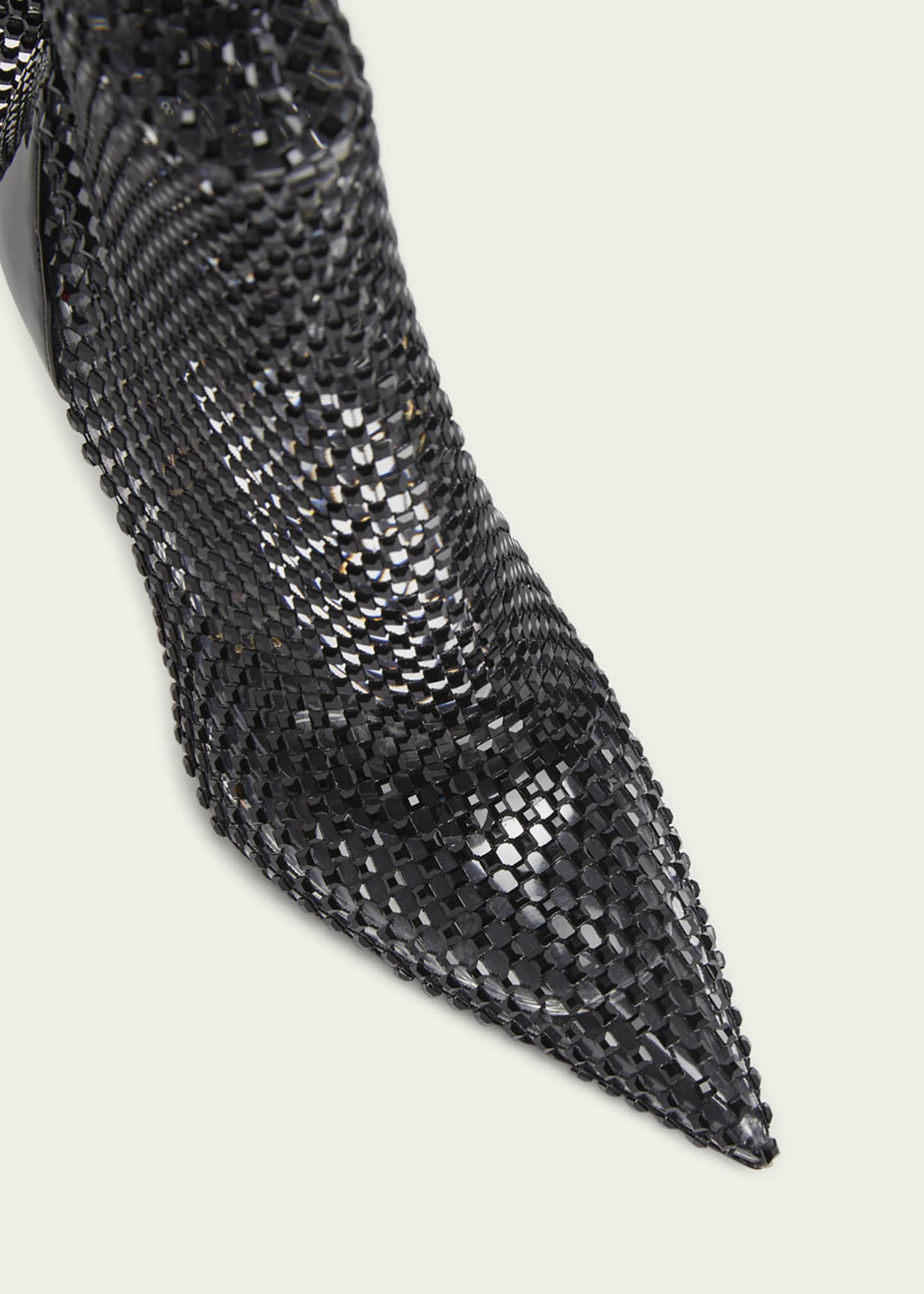 Christian Louboutin Kate Mesh Red Sole Stiletto Boots - Bergdorf Goodman