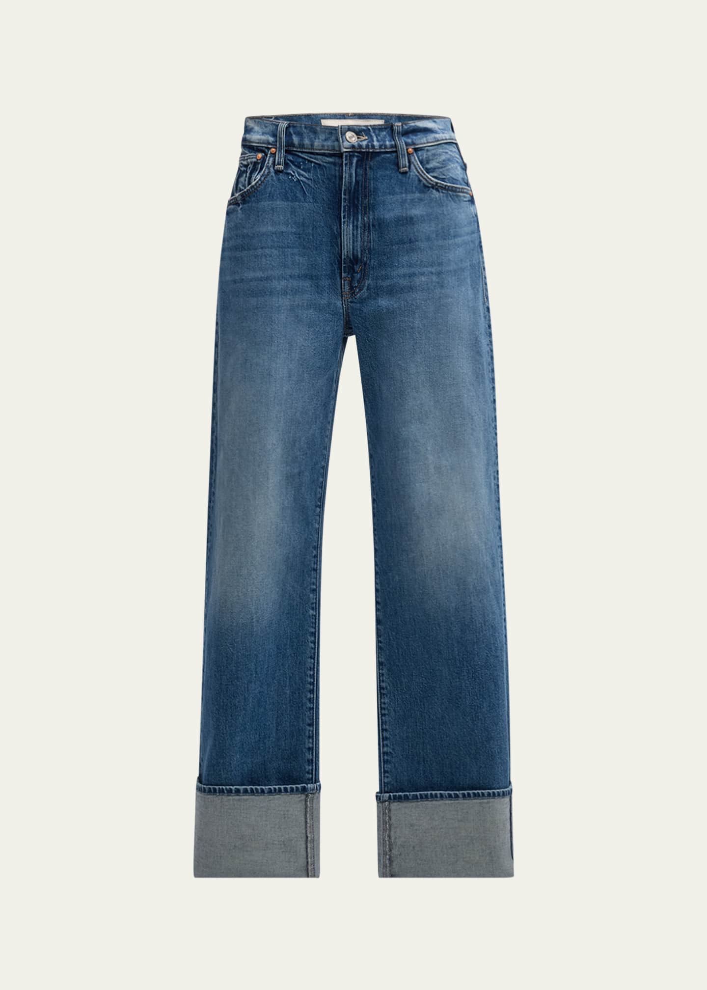 MOTHER The Dodger Skimp Cuff Jeans - Bergdorf Goodman