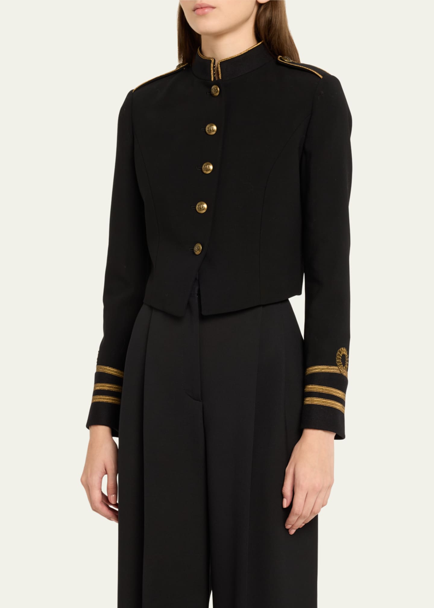 Ralph Lauren Collection Caraway Military Wool Jacket - Bergdorf Goodman