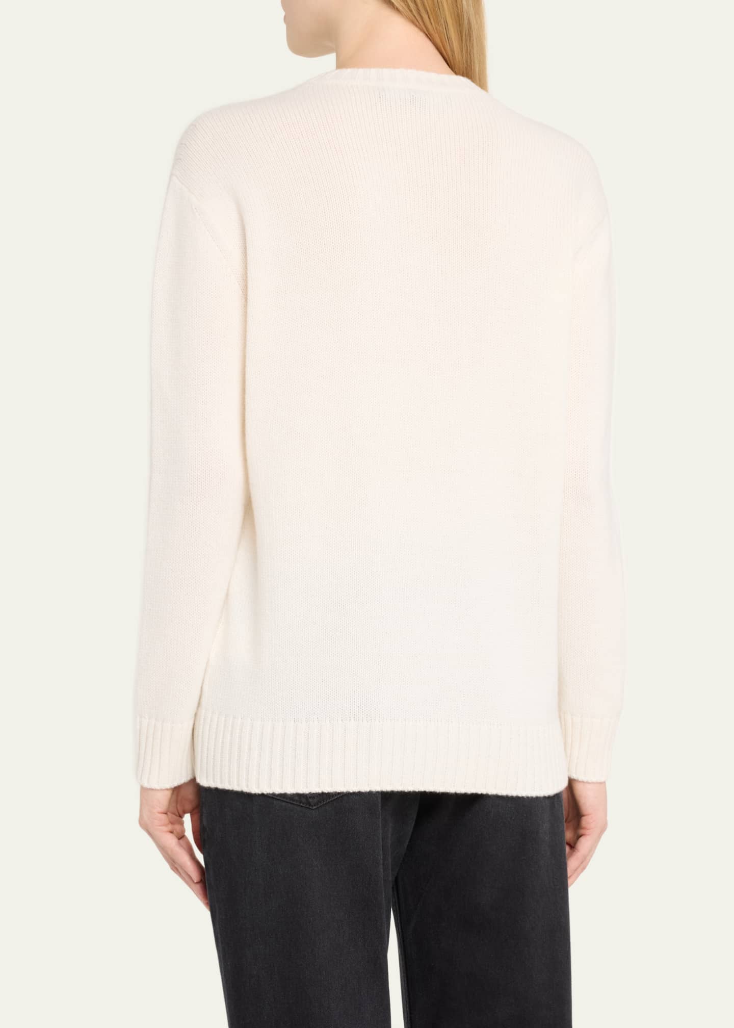 Ralph Lauren Collection Western Bear Cashmere Wool Sweater - Bergdorf ...