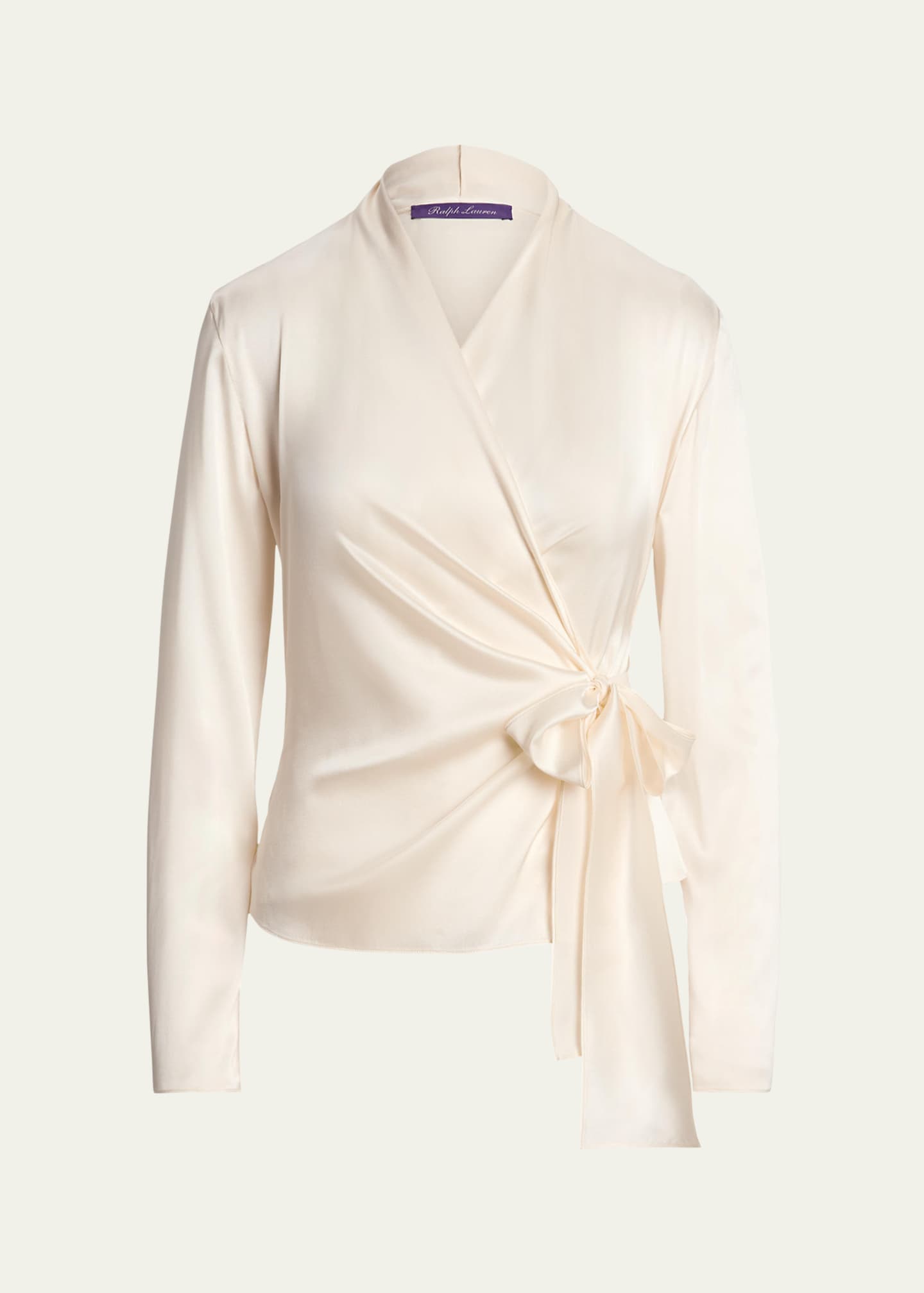 Ralph Lauren Collection Shea SilkShaw Wrap Blouse - Bergdorf Goodman