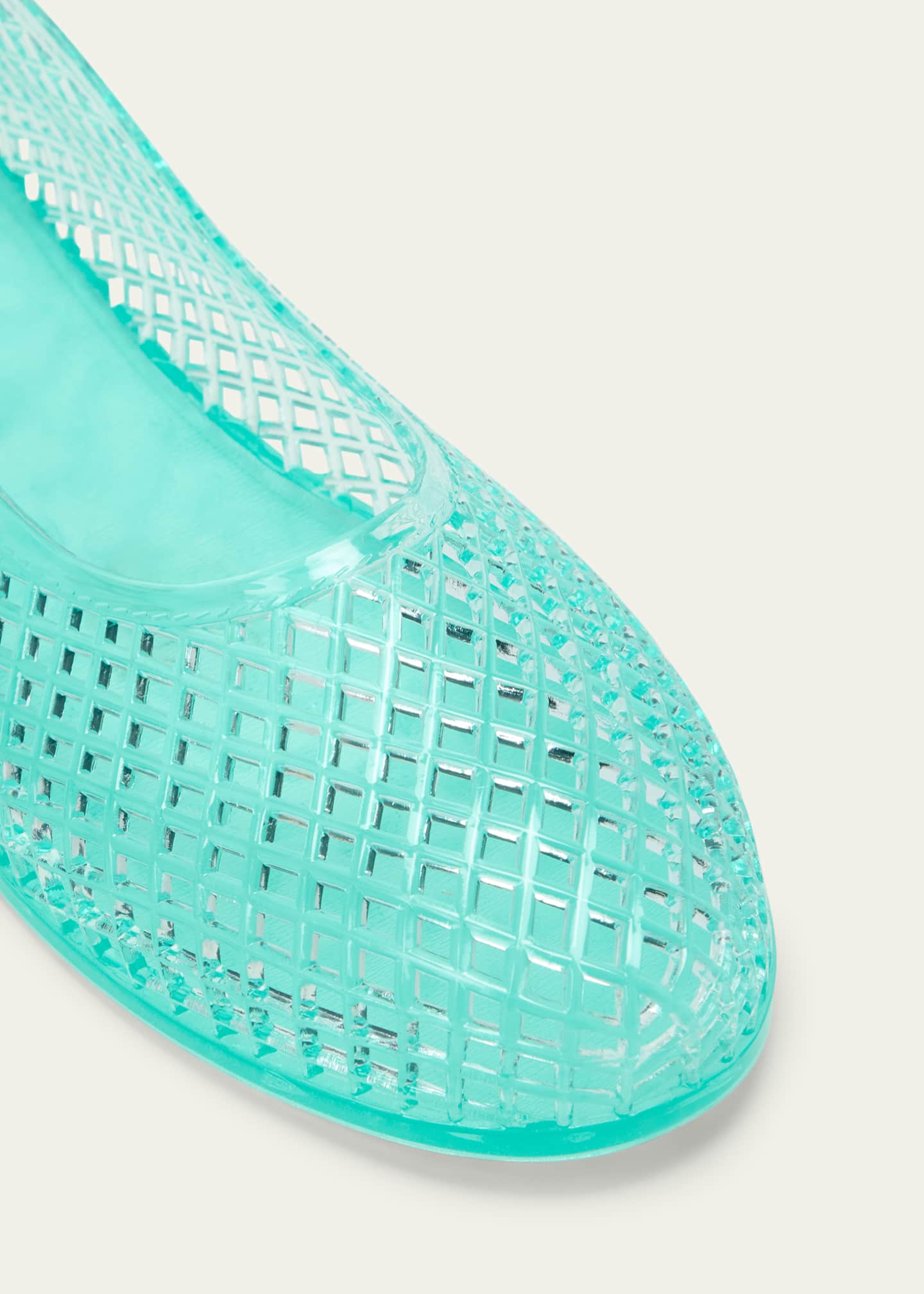 Ancient Greek Sandals Iro Transparent Jelly Ballerina Flats - Bergdorf ...