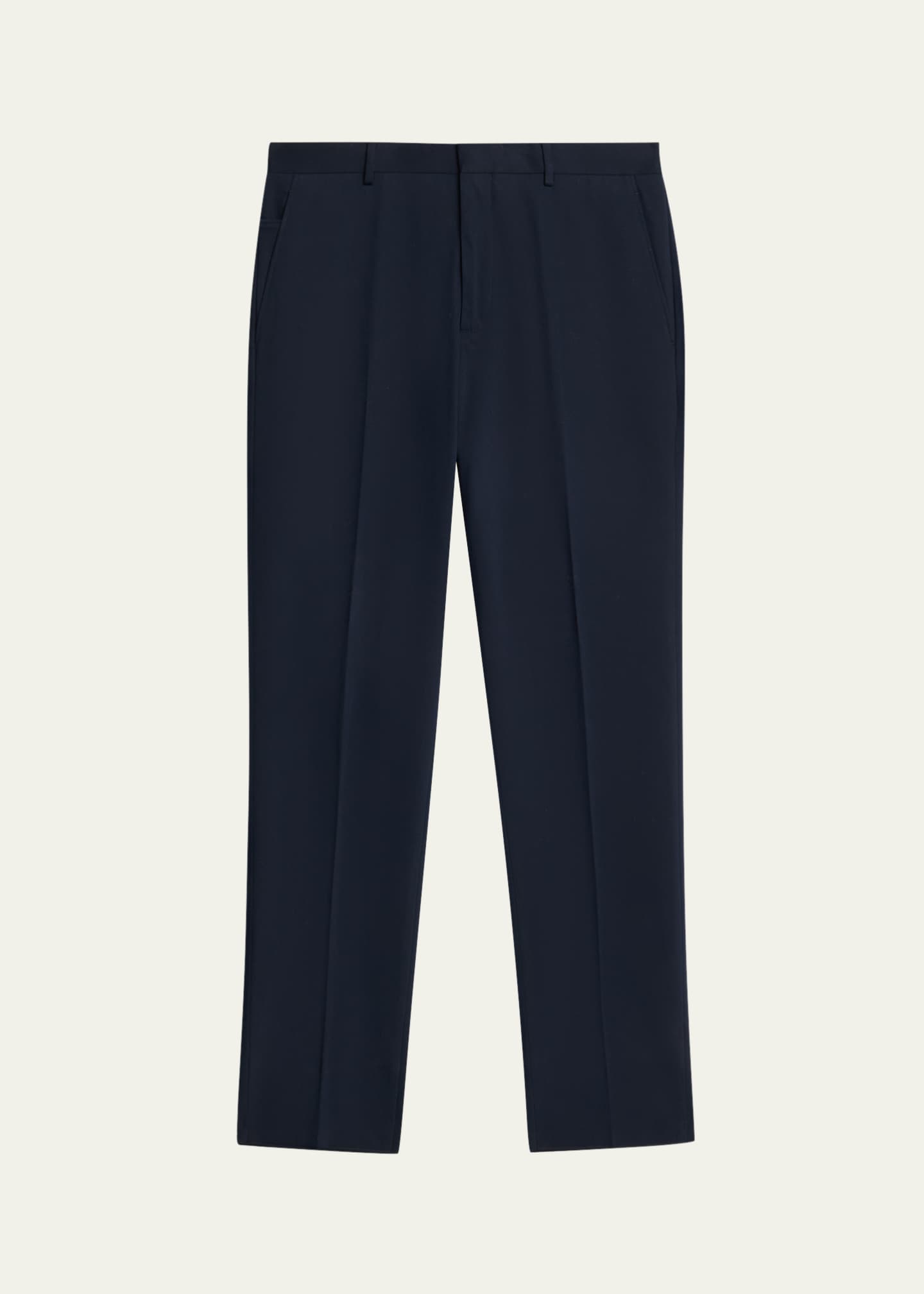 Loro Piana Men's Jarno Cotton Straight Fit Flat-Front Pants - Bergdorf ...