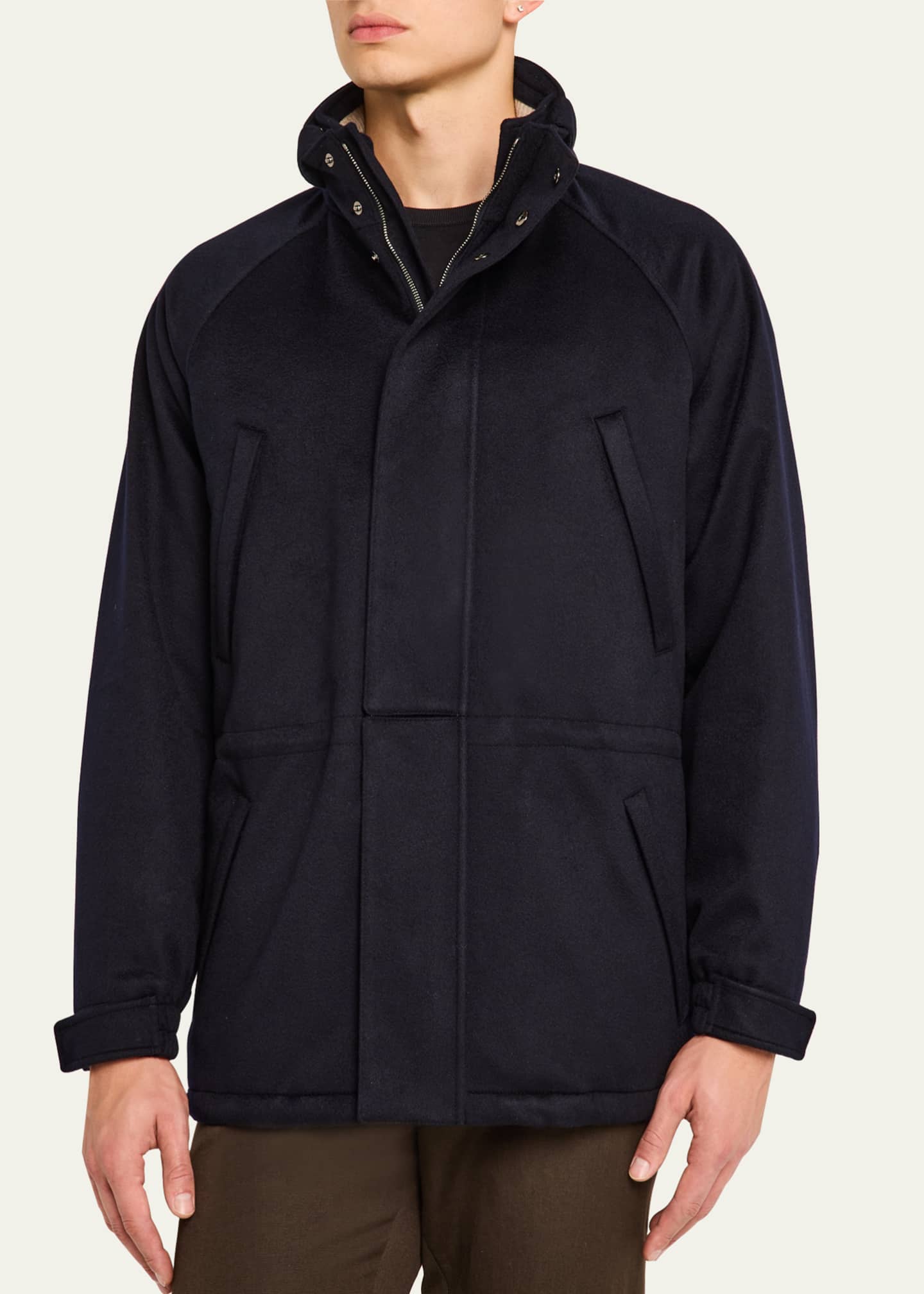 Loro Piana Men's Icer Cashmere Field Jacket - Bergdorf Goodman