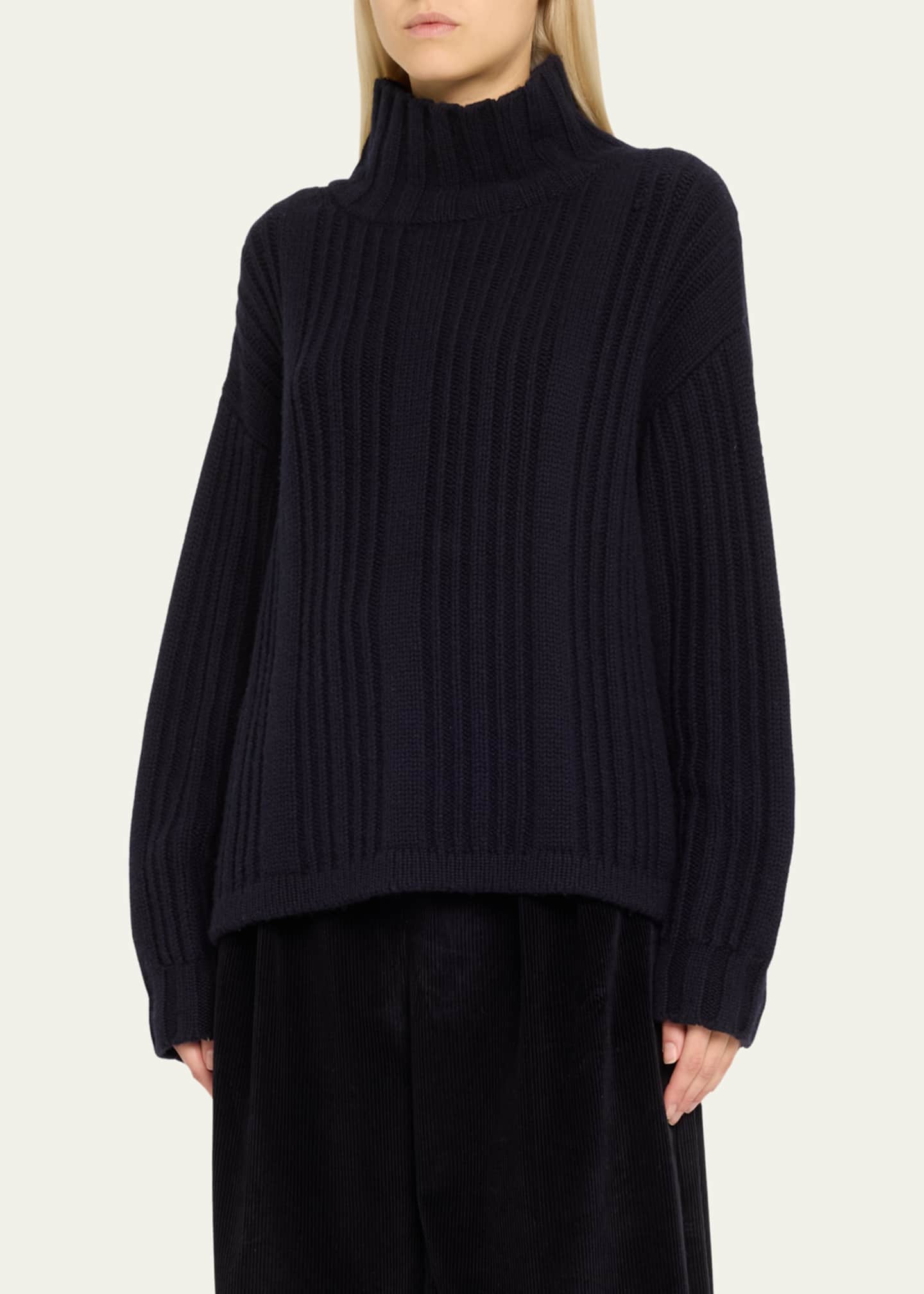 Max Mara Vitalba Wool-Cashmere Turtleneck Sweater - Bergdorf Goodman