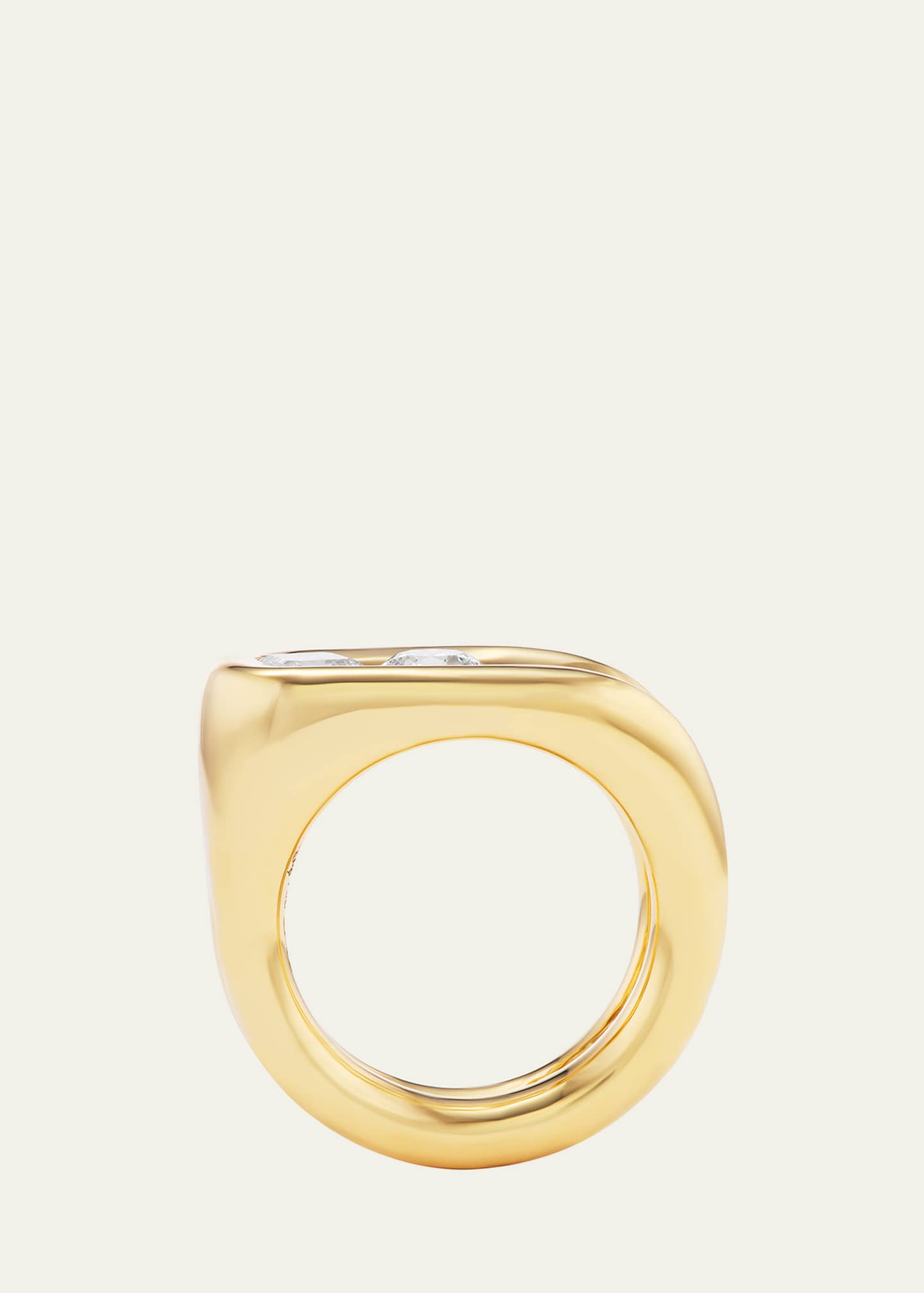 Uniform Object 18K Yellow Gold Impact Diamond Ring - Bergdorf Goodman