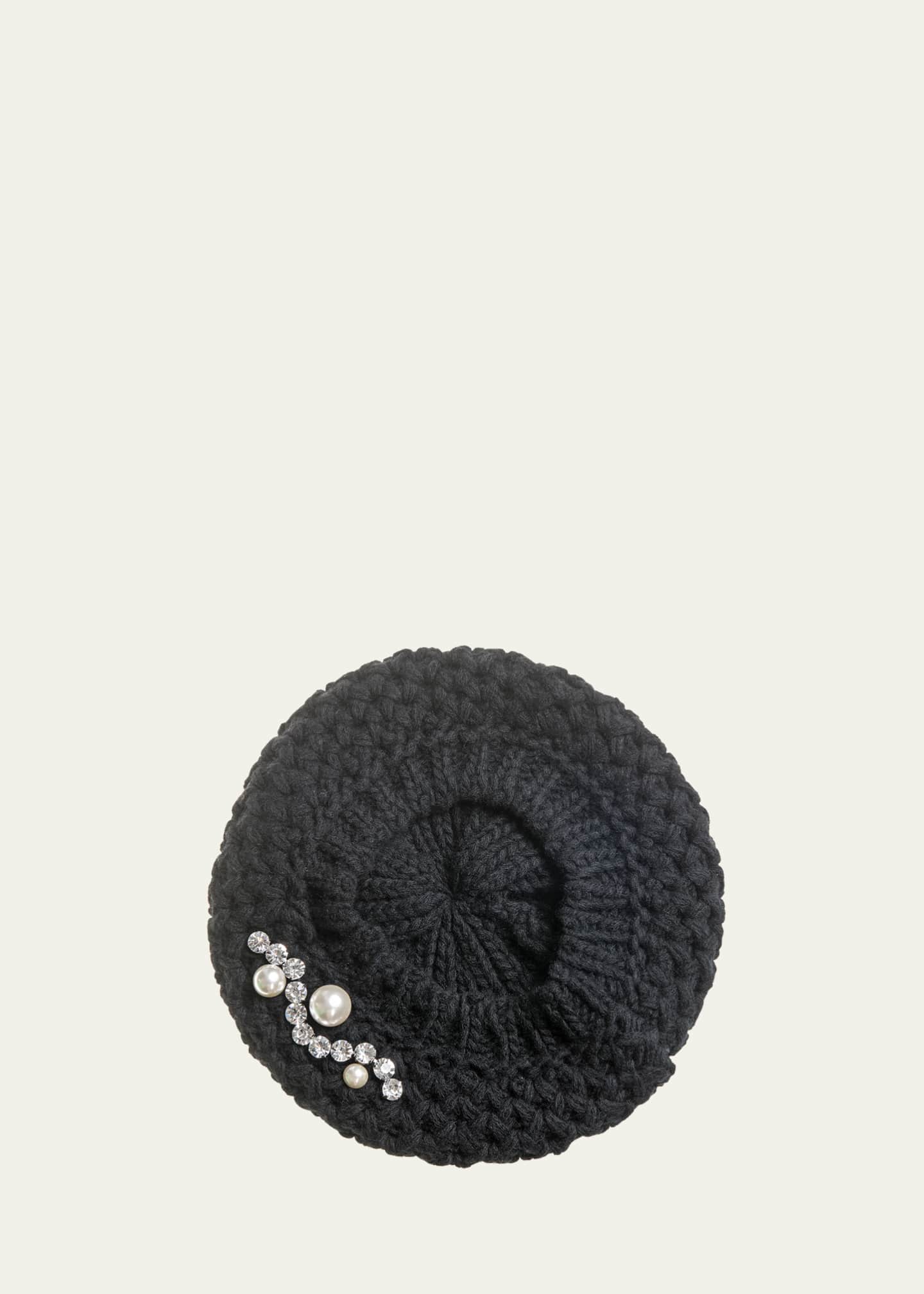 Inverni Embellished Cashmere Beret - Bergdorf Goodman