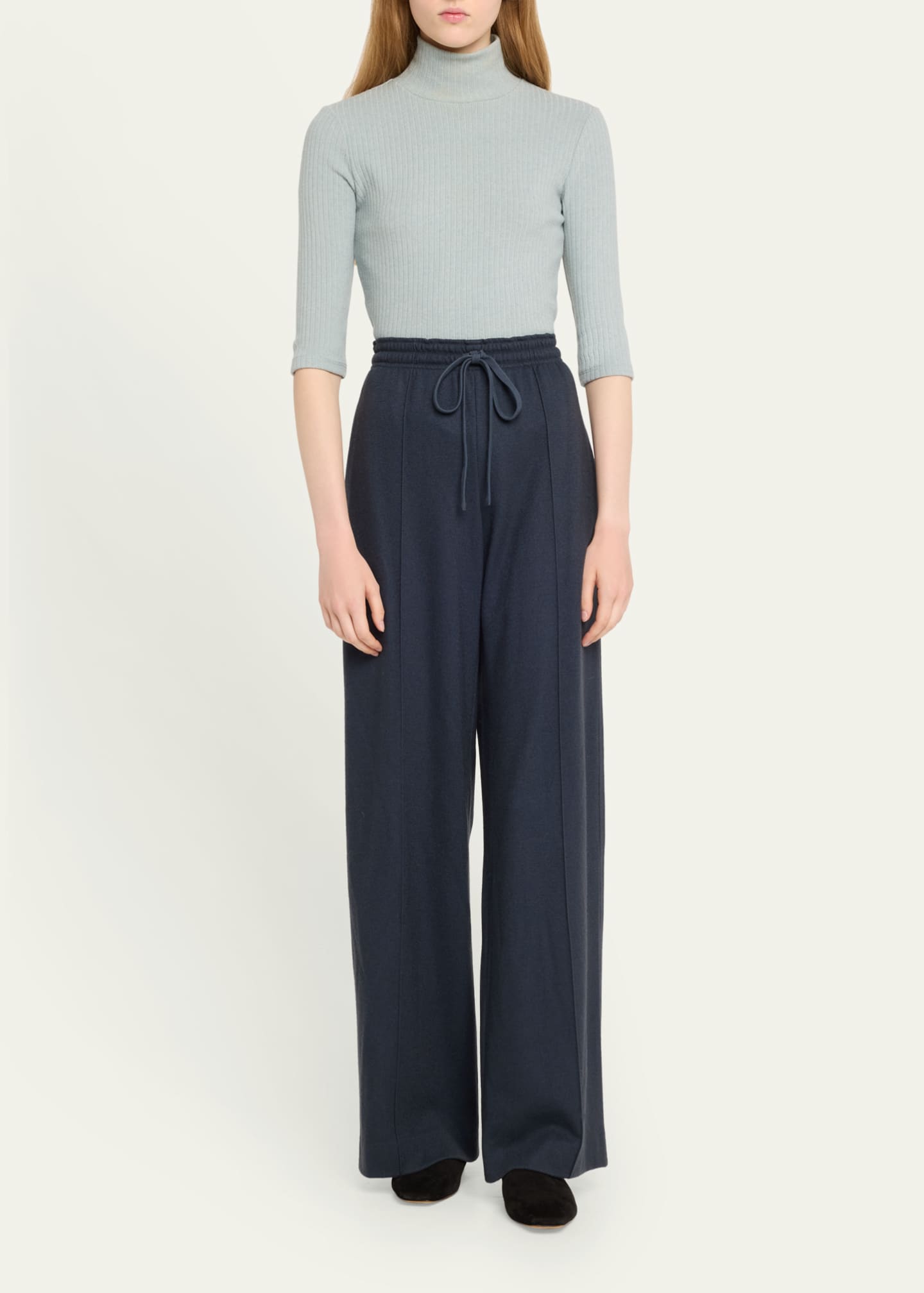 Vince Mid-Rise Drawstring Pull-On Pants - Bergdorf Goodman