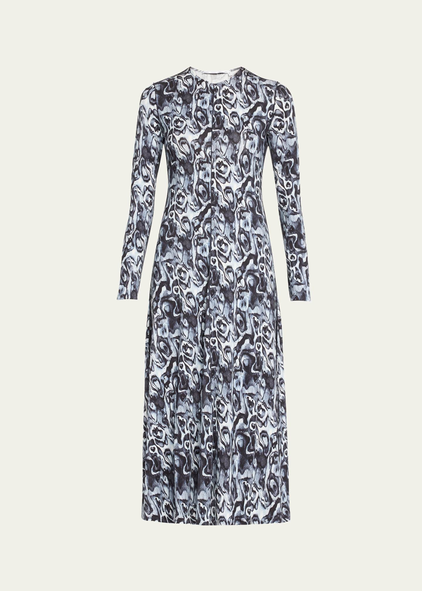 Proenza Schouler White Label Atlas Printed Jersey Maxi Dress - Bergdorf ...