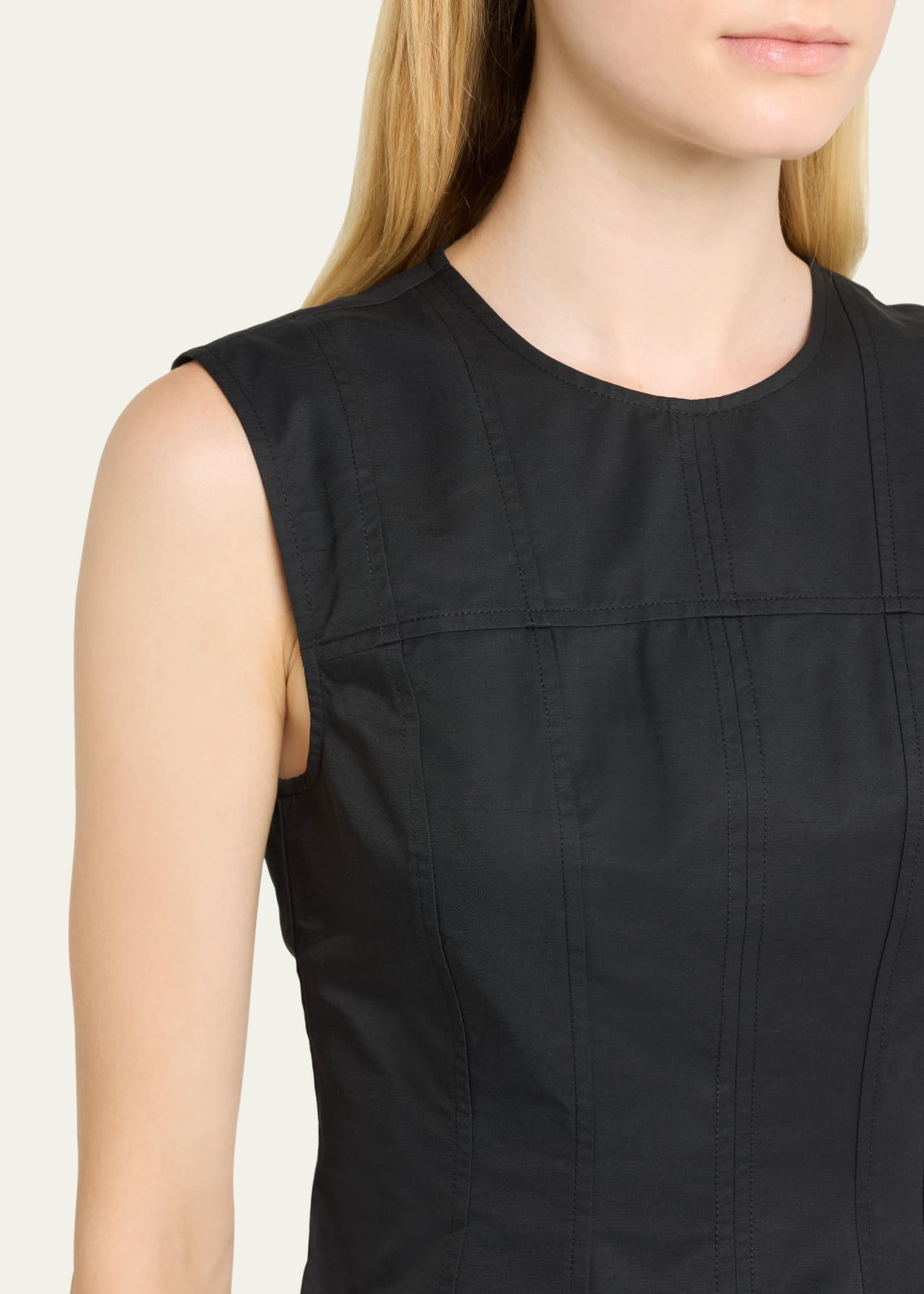 Proenza Schouler White Label Felix Pleated Sleeveless Top - Bergdorf ...