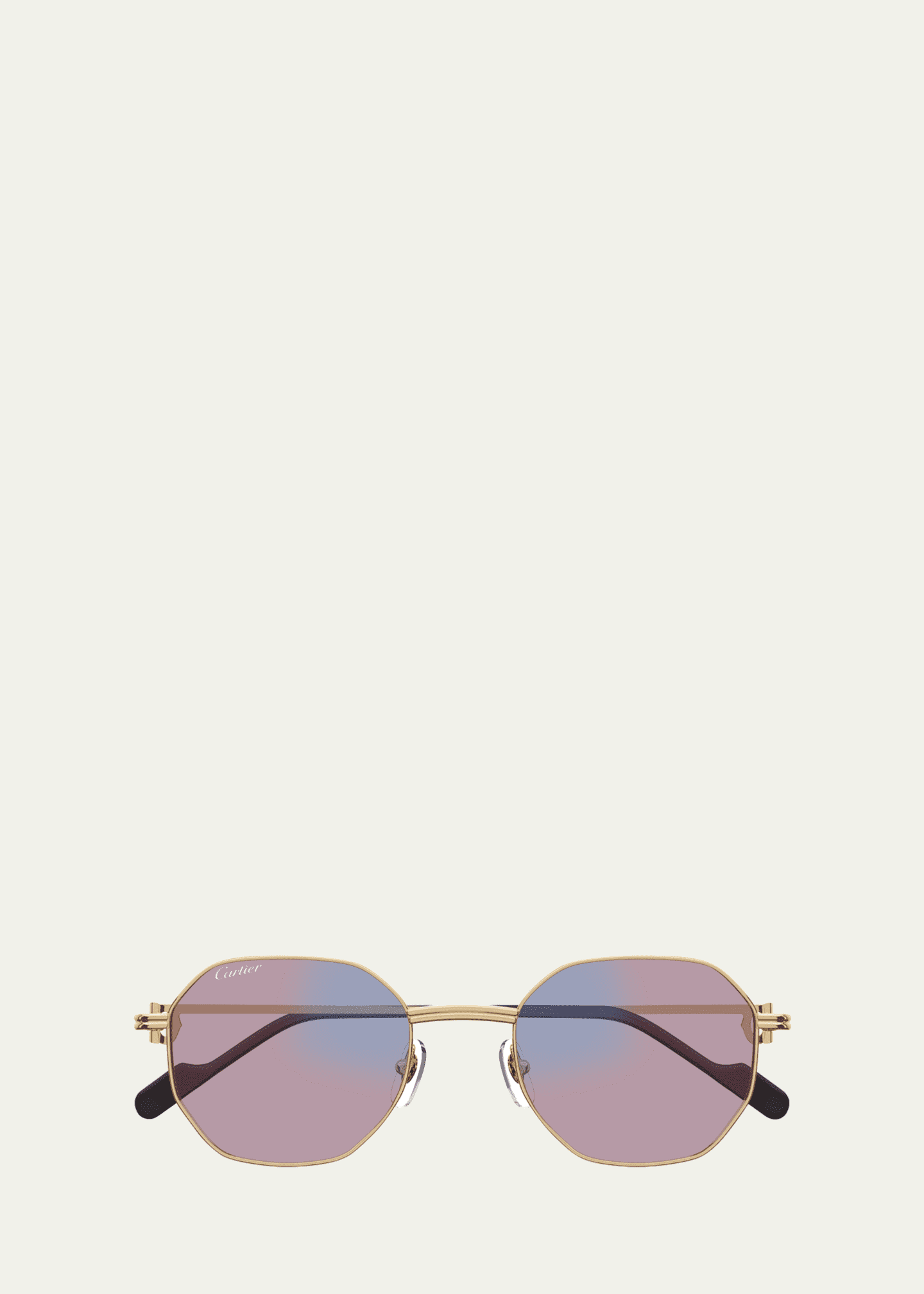 Cartier Round Photochromic Metal Sunglasses - Bergdorf Goodman