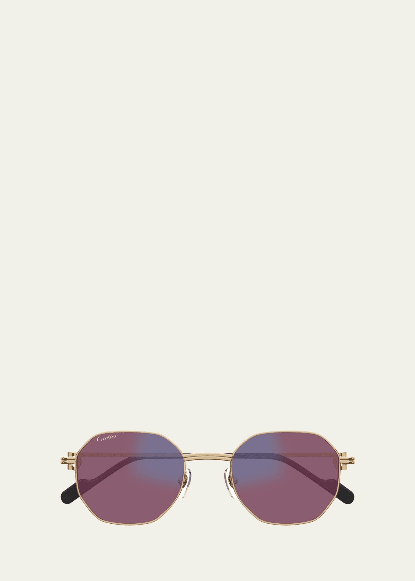 Cartier Round Photochromic Metal Sunglasses - Bergdorf Goodman
