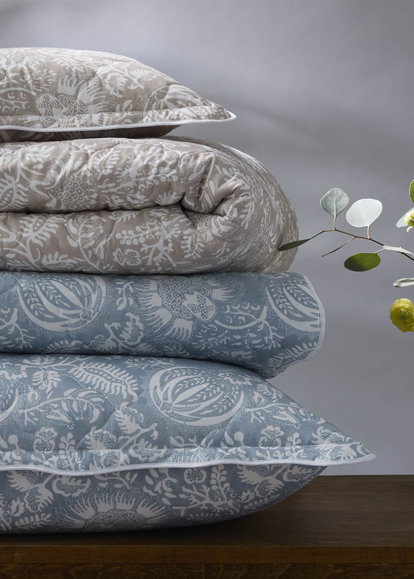 Matouk Schumacher Granada Quilted Boudoir Sham - Bergdorf Goodman