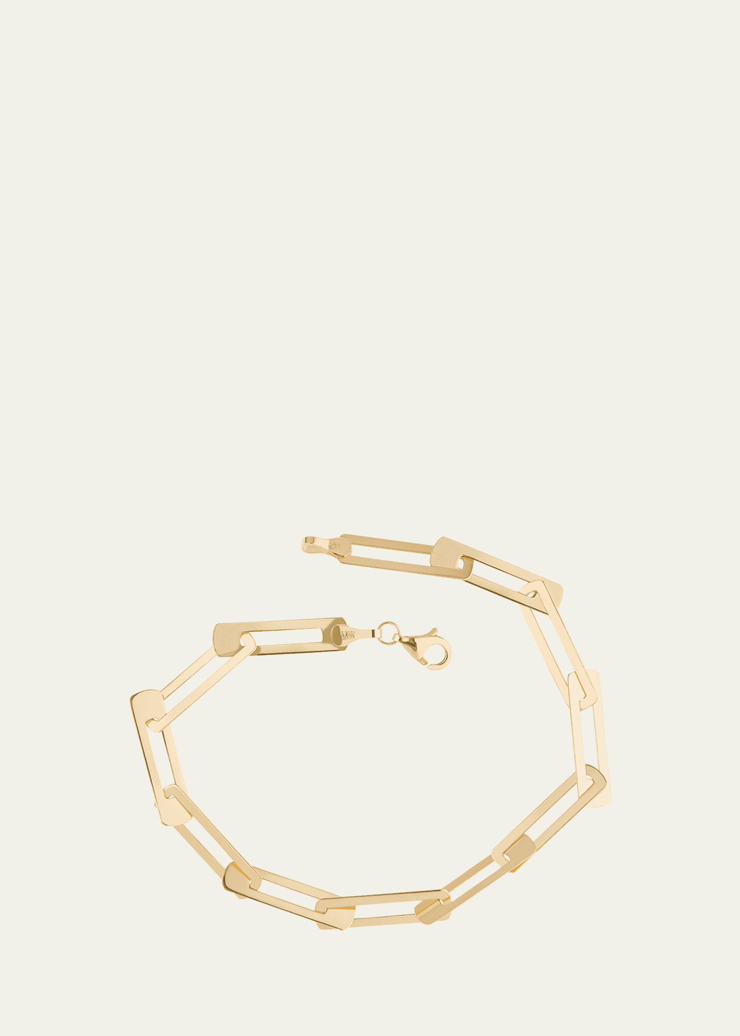 Lana 14K Gold Laser Open Interlocking Rectangle Bracelet - Bergdorf Goodman