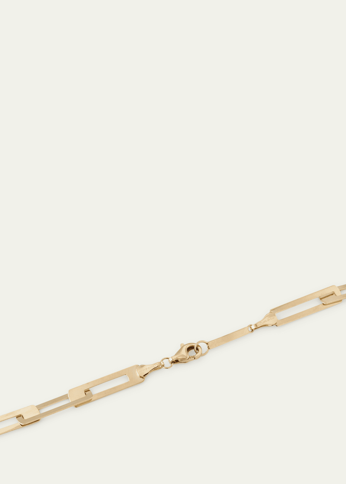 Lana 14K Yellow Gold Laser Open Interlocking Rectangle Necklace ...