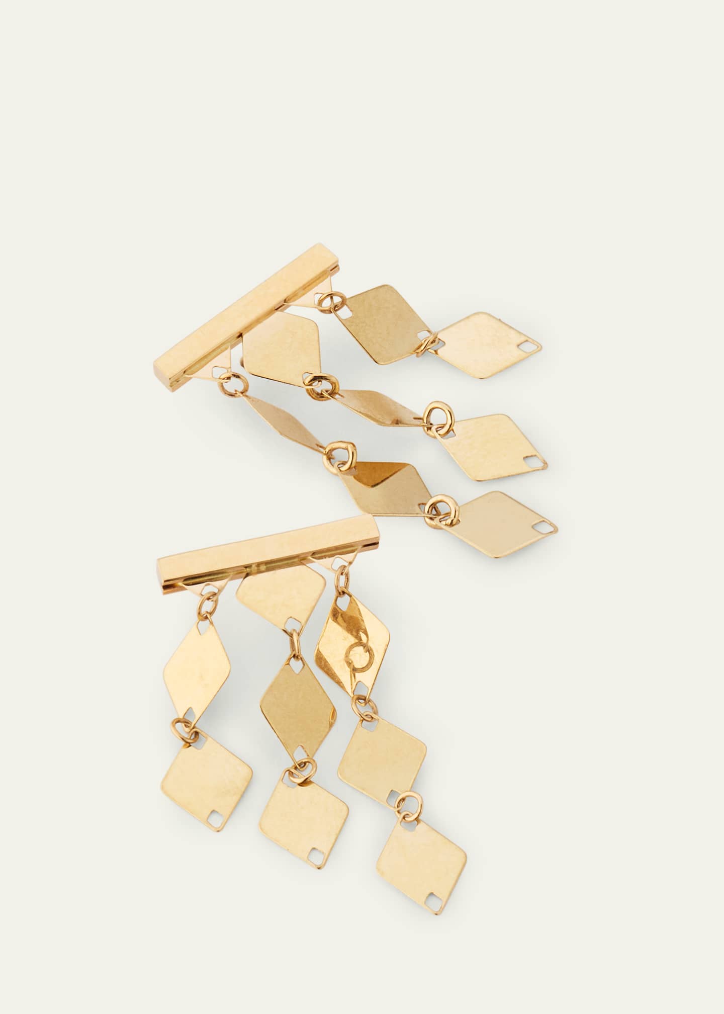 Lana 14K Yellow Gold Laser Kite Bar Earrings - Bergdorf Goodman