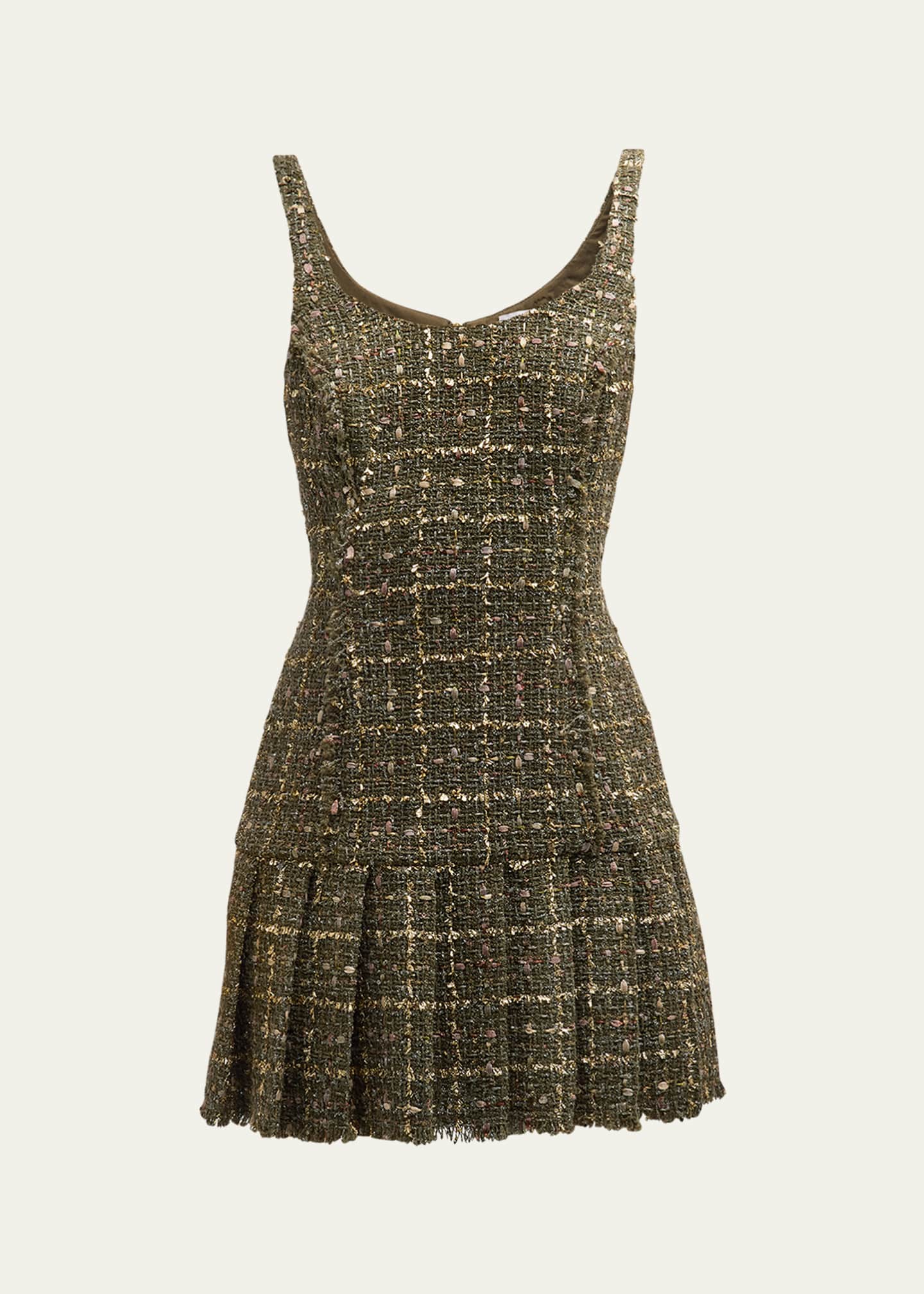Ramy Brook Shane Tweed Mini Dress - Bergdorf Goodman