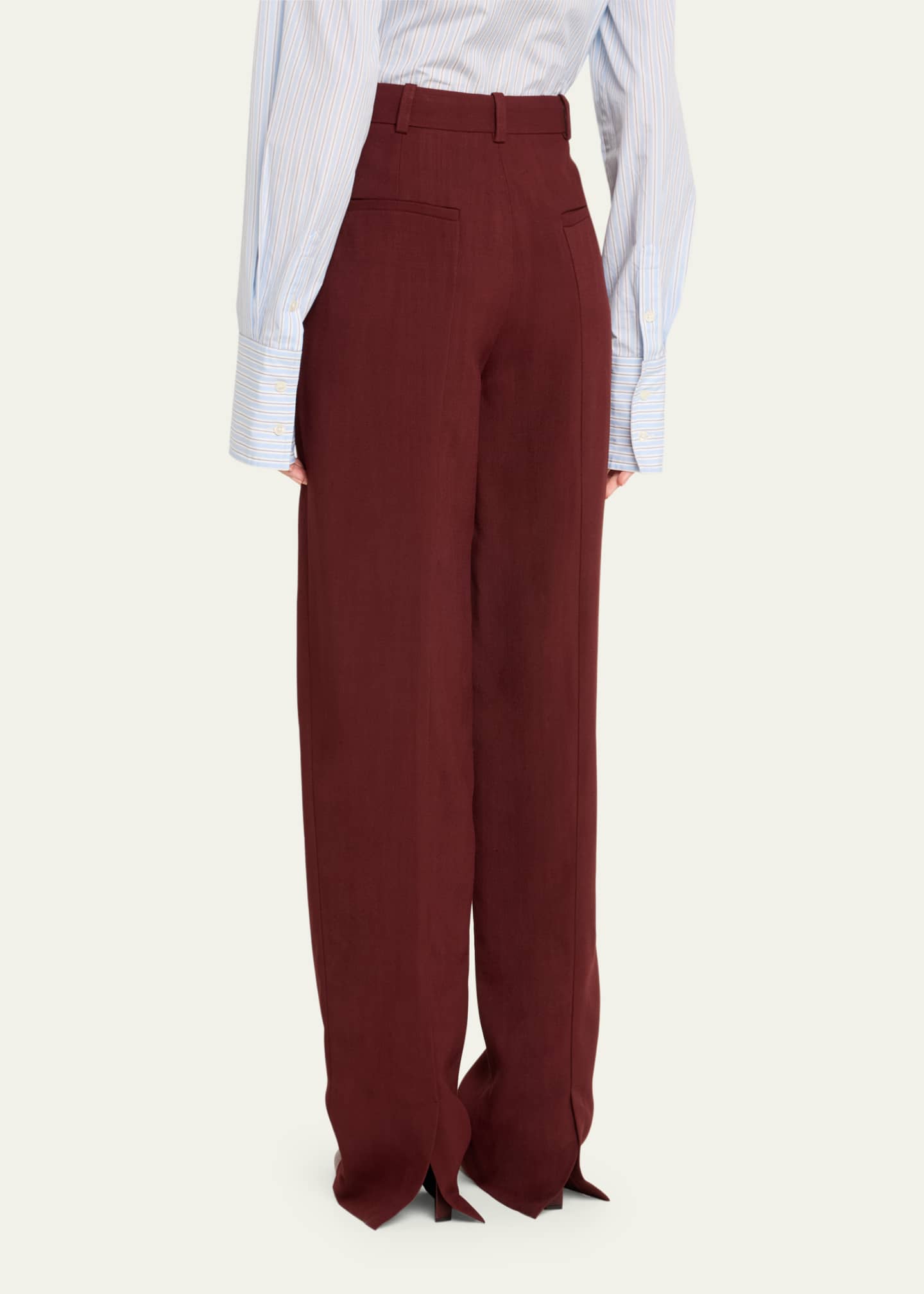 Co Straight Leg Vented Cuff Pants - Bergdorf Goodman