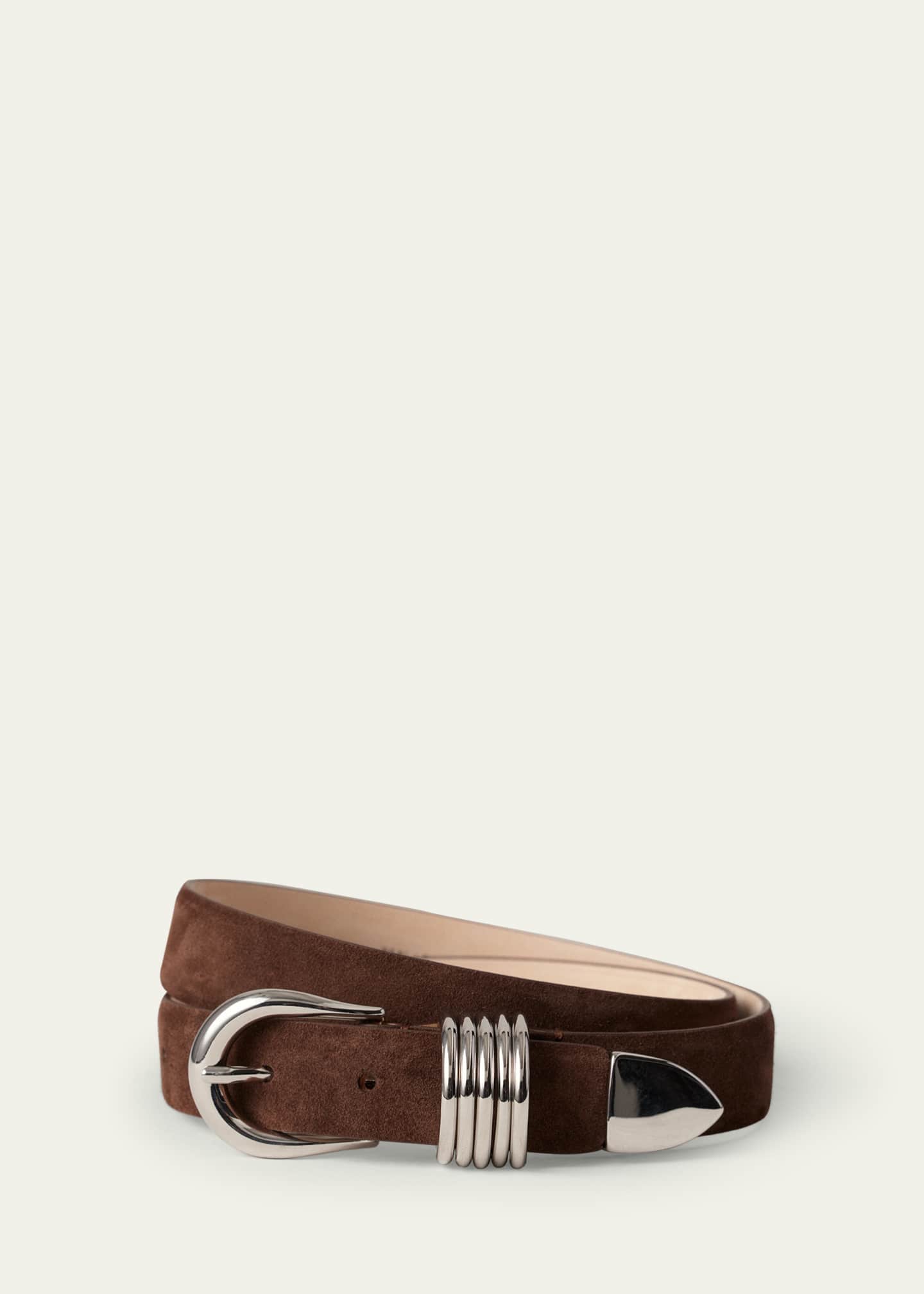 Dehanche Hollyhock Suede Belt - Bergdorf Goodman