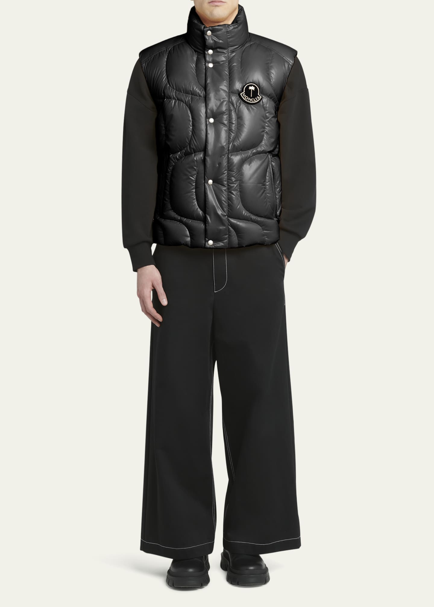 Moncler Genius Men's Gwenyth Puffer Vest - Bergdorf Goodman Moncler Genius Men's Gwenyth Puffer Vest - Bergdorf Goodman