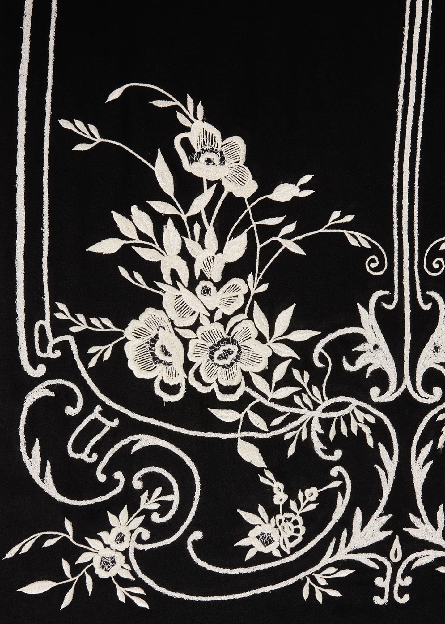 Janavi India Vintage-Inspired Art Cashmere Scarf - Bergdorf Goodman