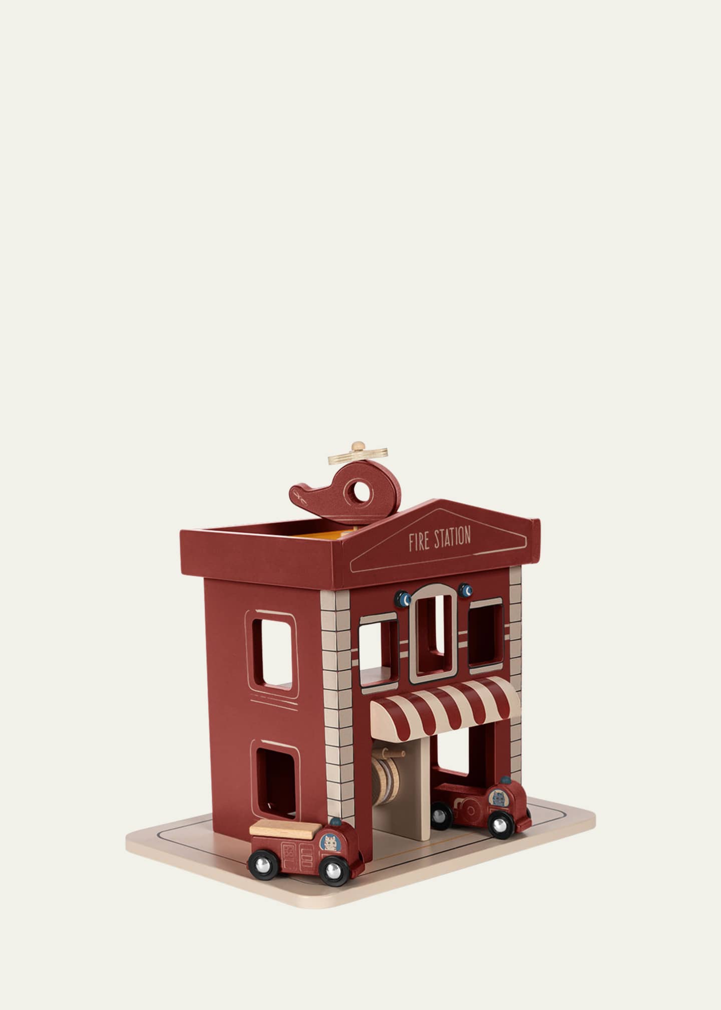 Konges Slojd Wooden Fire Station Toy Set - Bergdorf Goodman