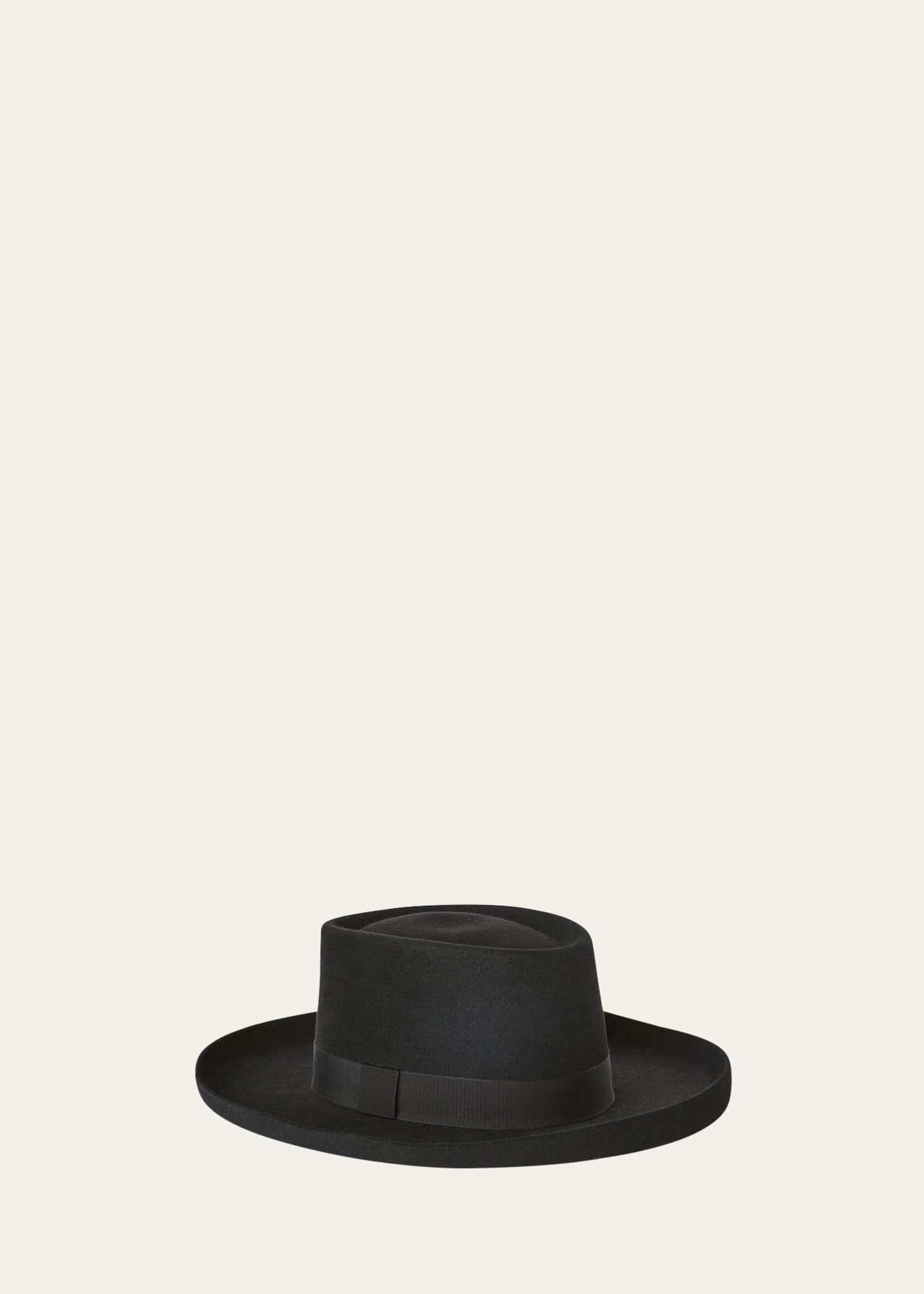 Loro Piana Ofelia Rabbit Felt & Cashmere Fedora - Bergdorf Goodman