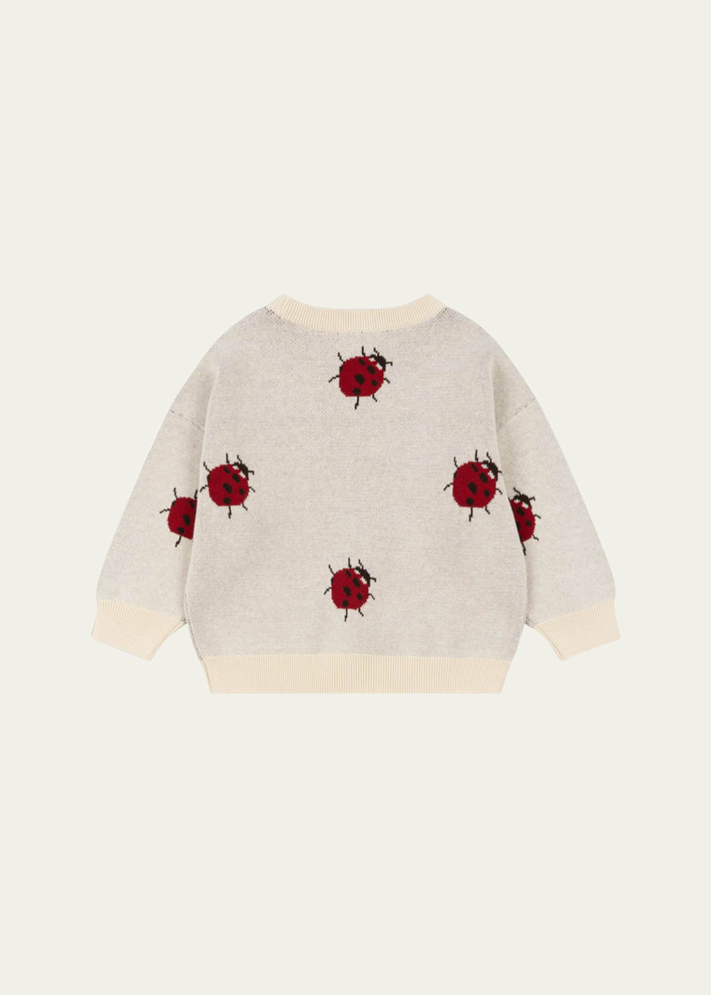 Konges Slojd Girl's Lapis Ladybug-Print Sweater, Size 3M-10 - Bergdorf ...