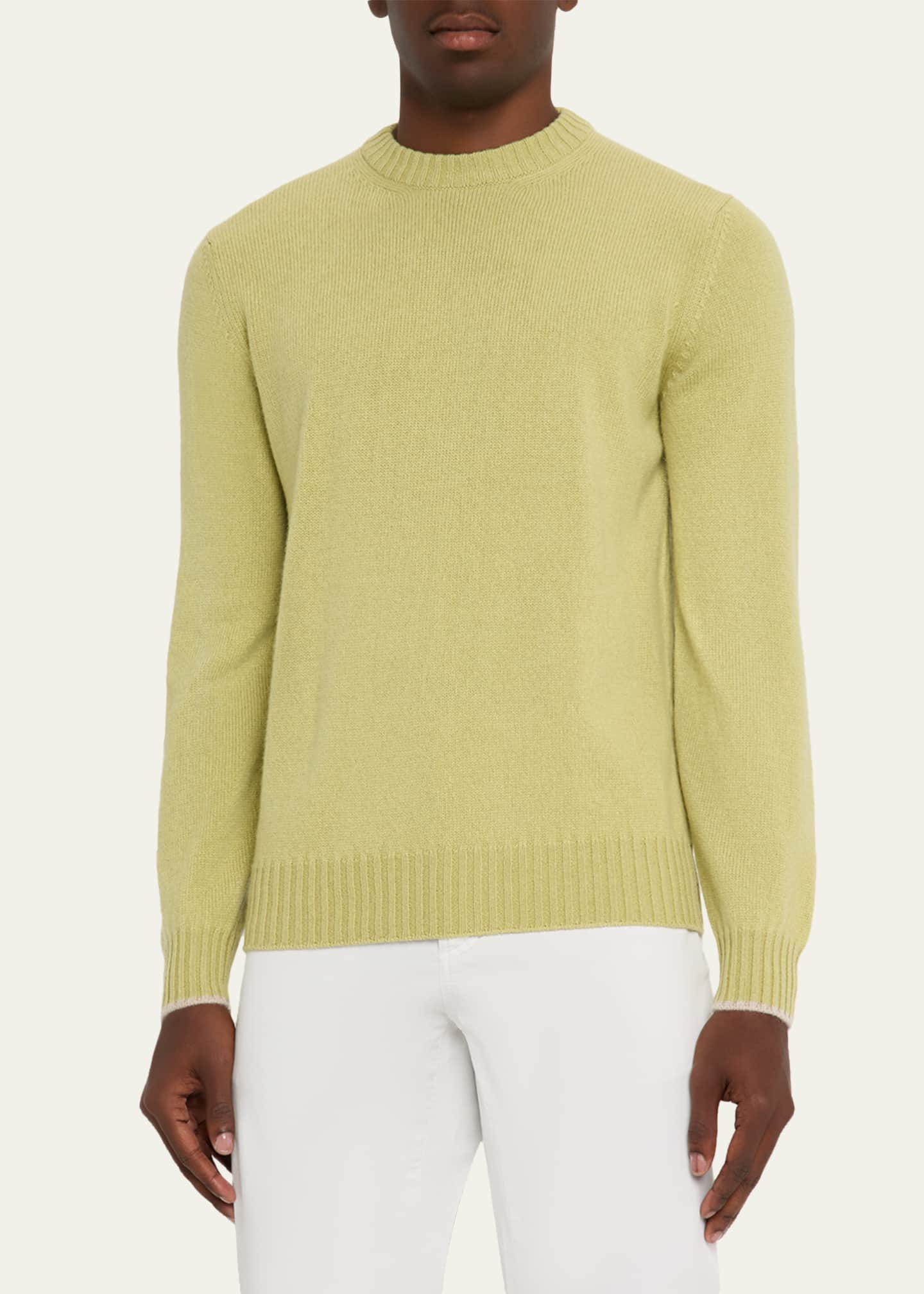 Fioroni Men's Cashmere Knit Crewneck Sweater - Bergdorf Goodman