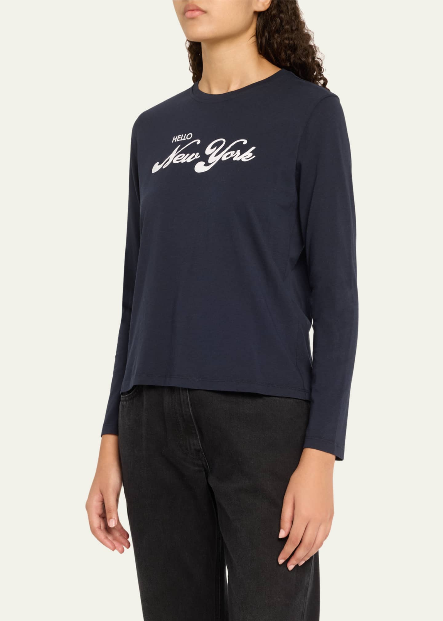 Kule The Modern Hello New York Long-Sleeve Tee - Bergdorf Goodman