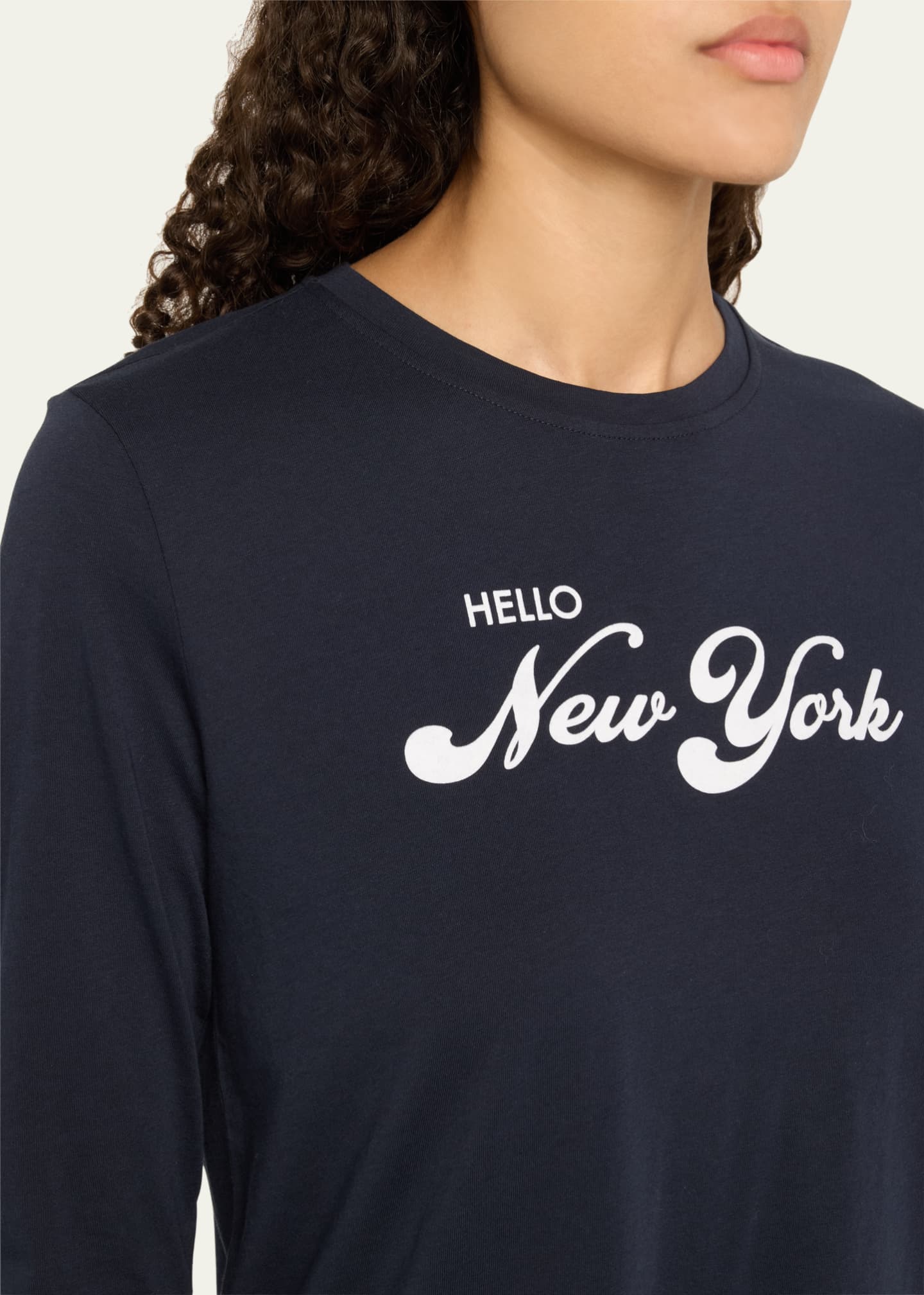Kule The Modern Hello New York Long-Sleeve Tee - Bergdorf Goodman