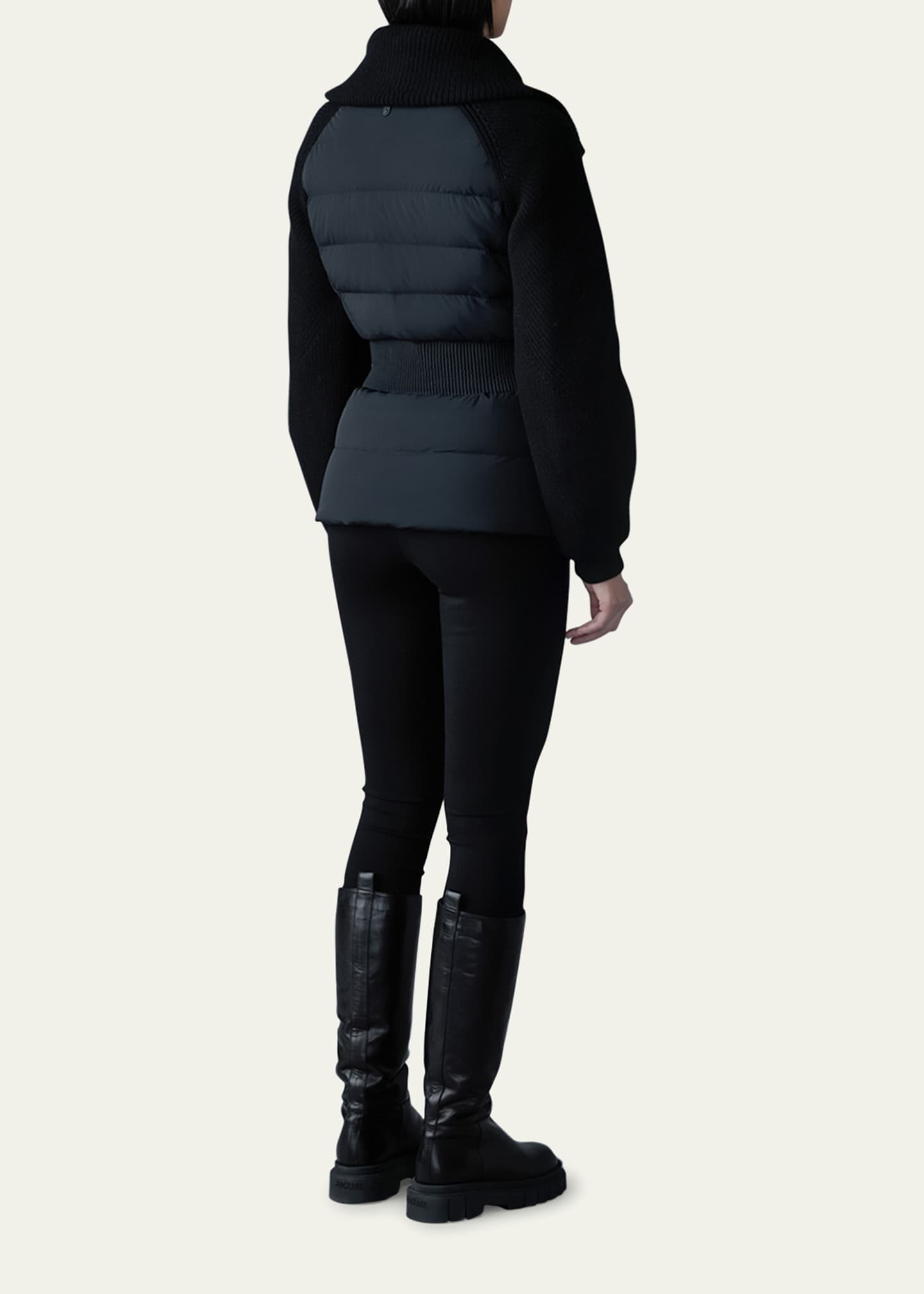 Mackage Foxy Light Down Mixed-Media Jacket - Bergdorf Goodman