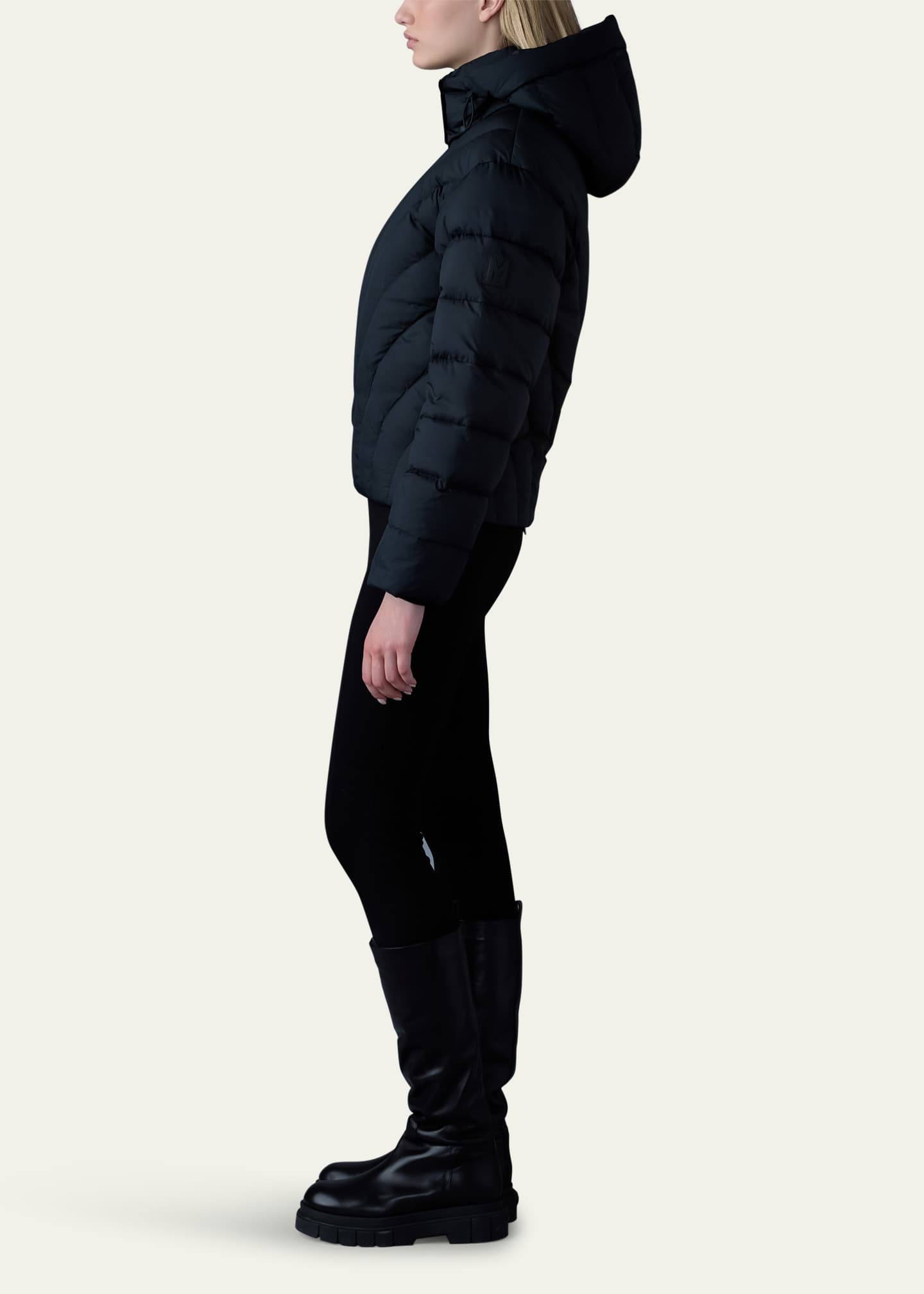 Mackage Hope Water-Repellent Softwash Rounded Quilt Puffer Jacket ...