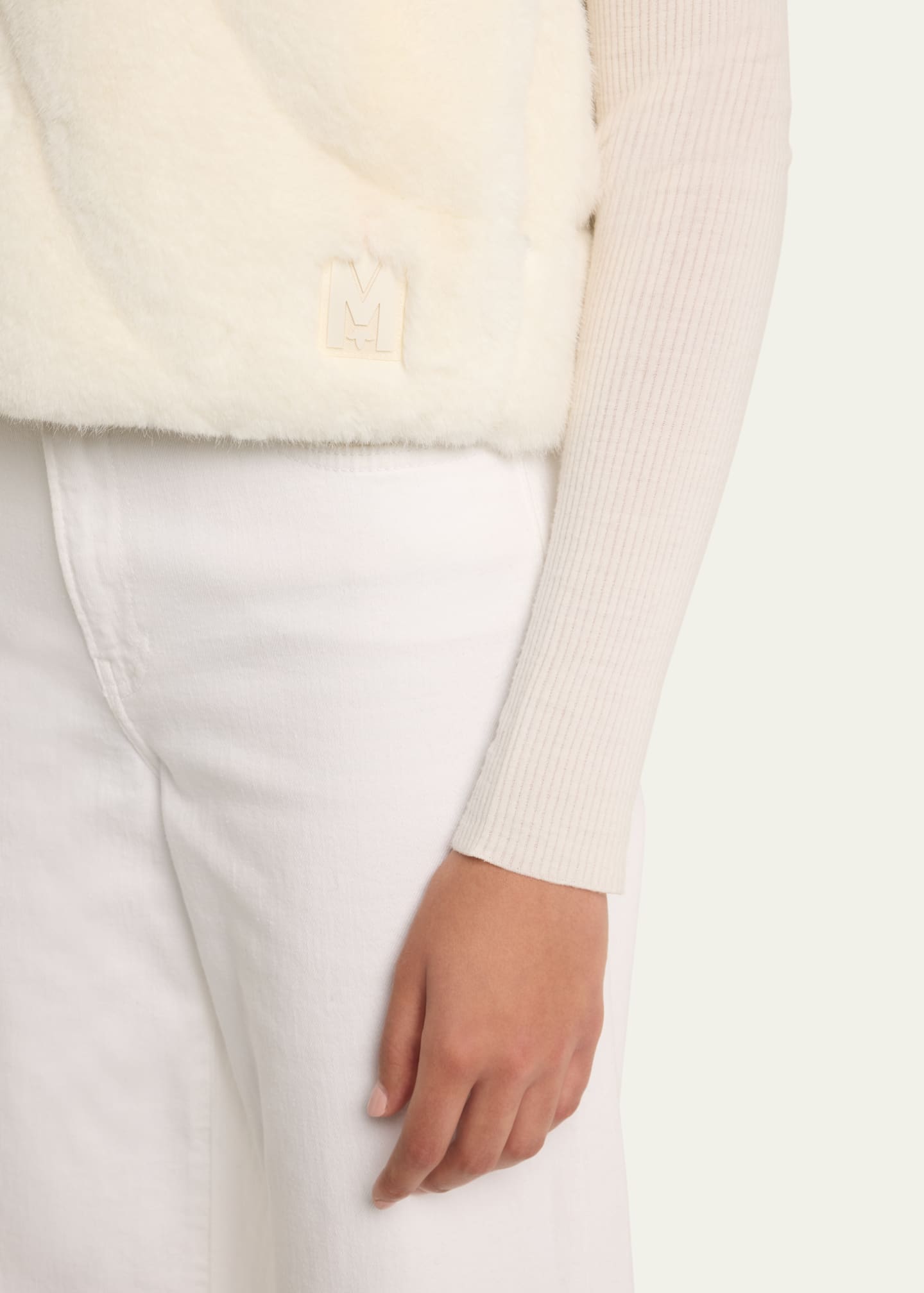Mackage Ginny Brushed Faux Fur Quilted Vest - Bergdorf Goodman
