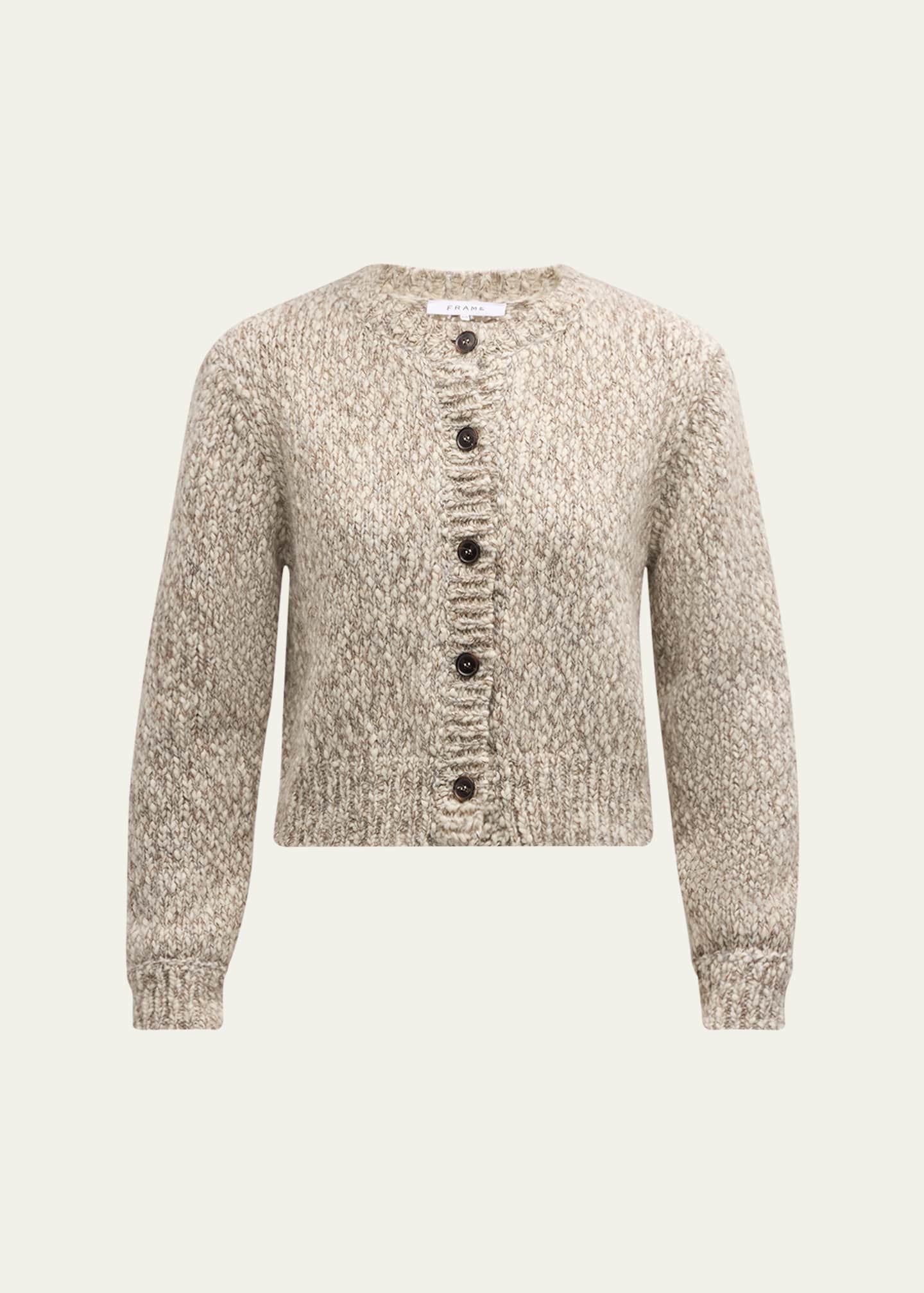 FRAME Marled Button-Down Cardigan - Bergdorf Goodman