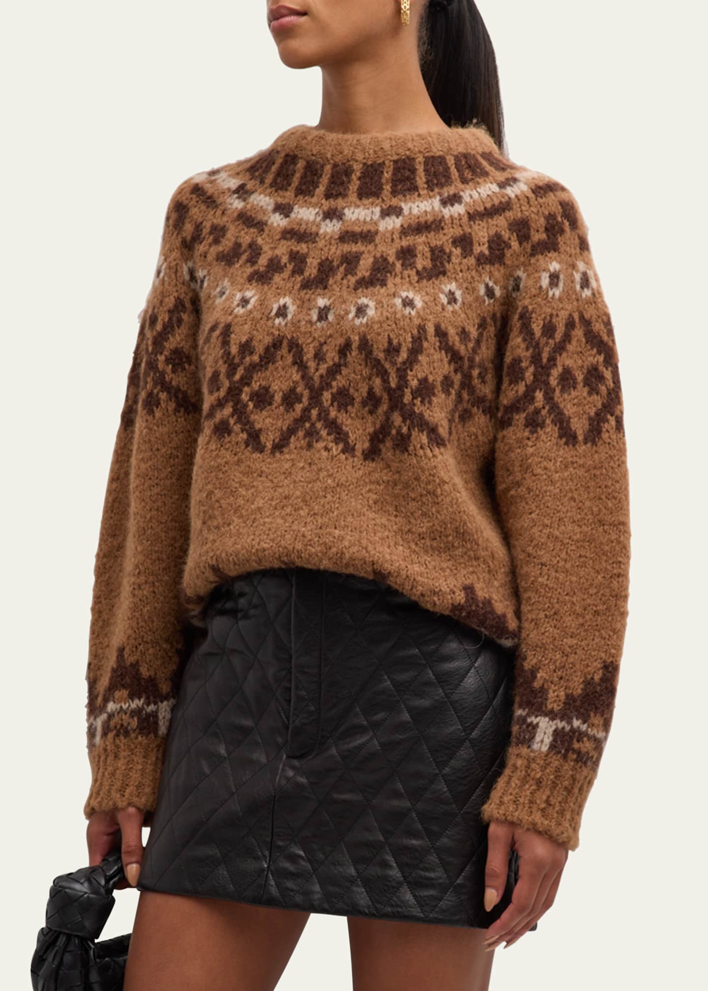 FRAME Fair Isle Sweater - Bergdorf Goodman