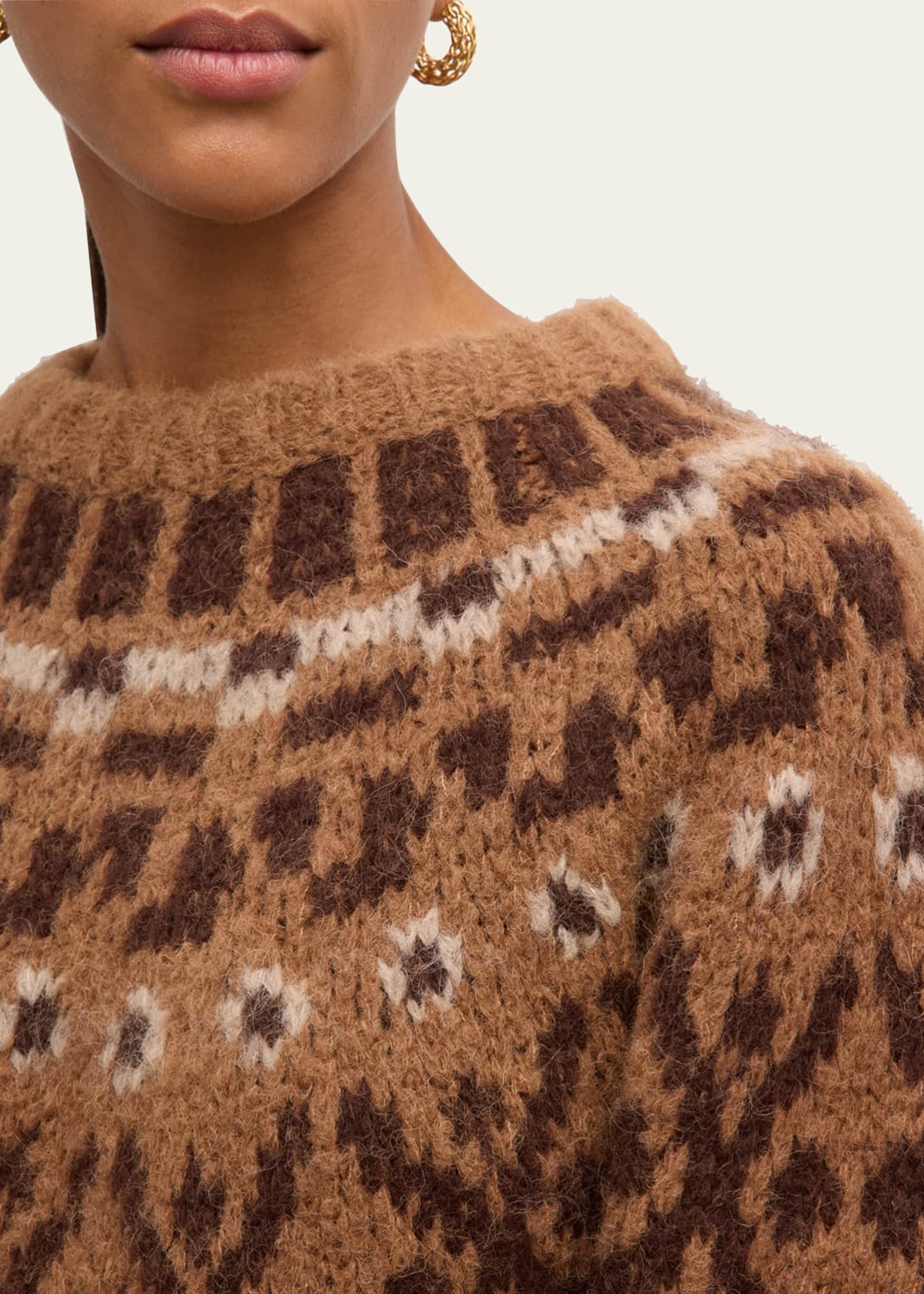FRAME Fair Isle Sweater - Bergdorf Goodman