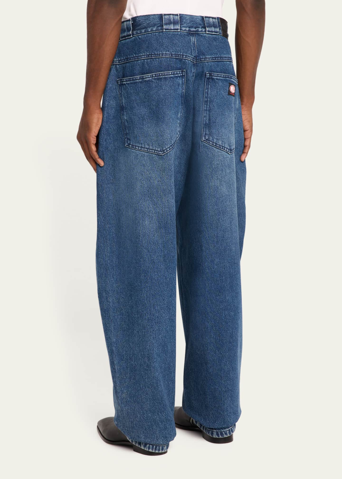 Willy Chavarria Men's Bad Boy Wide-Leg Jeans - Bergdorf Goodman