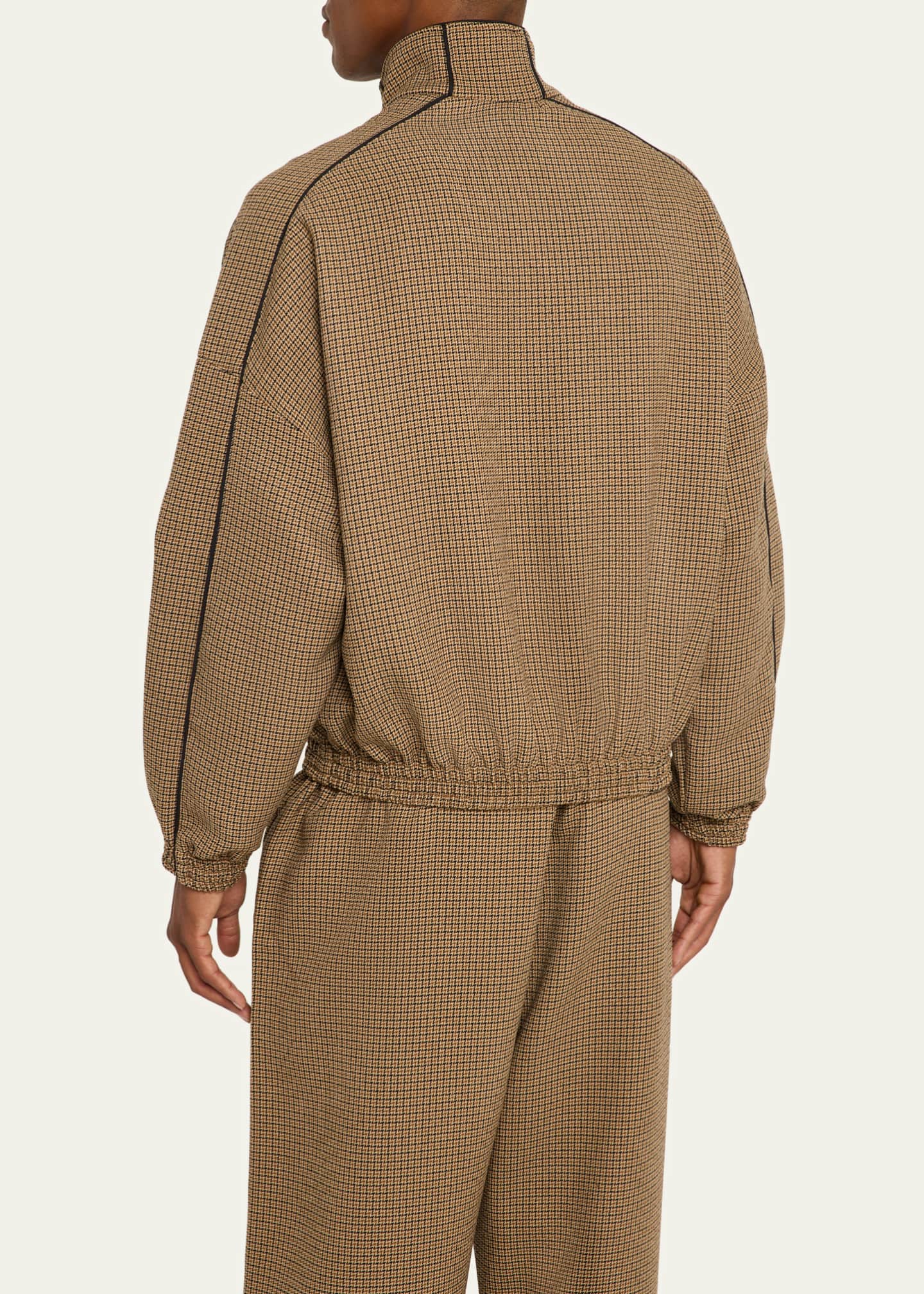 Willy Chavarria Men's Ruff Rider Tattersall Track Jacket - Bergdorf Goodman