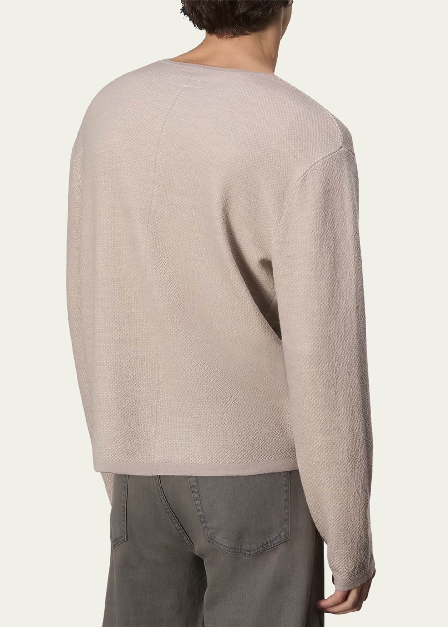 Rag & Bone Men's Bennet Textured Sweatshirt - Bergdorf Goodman