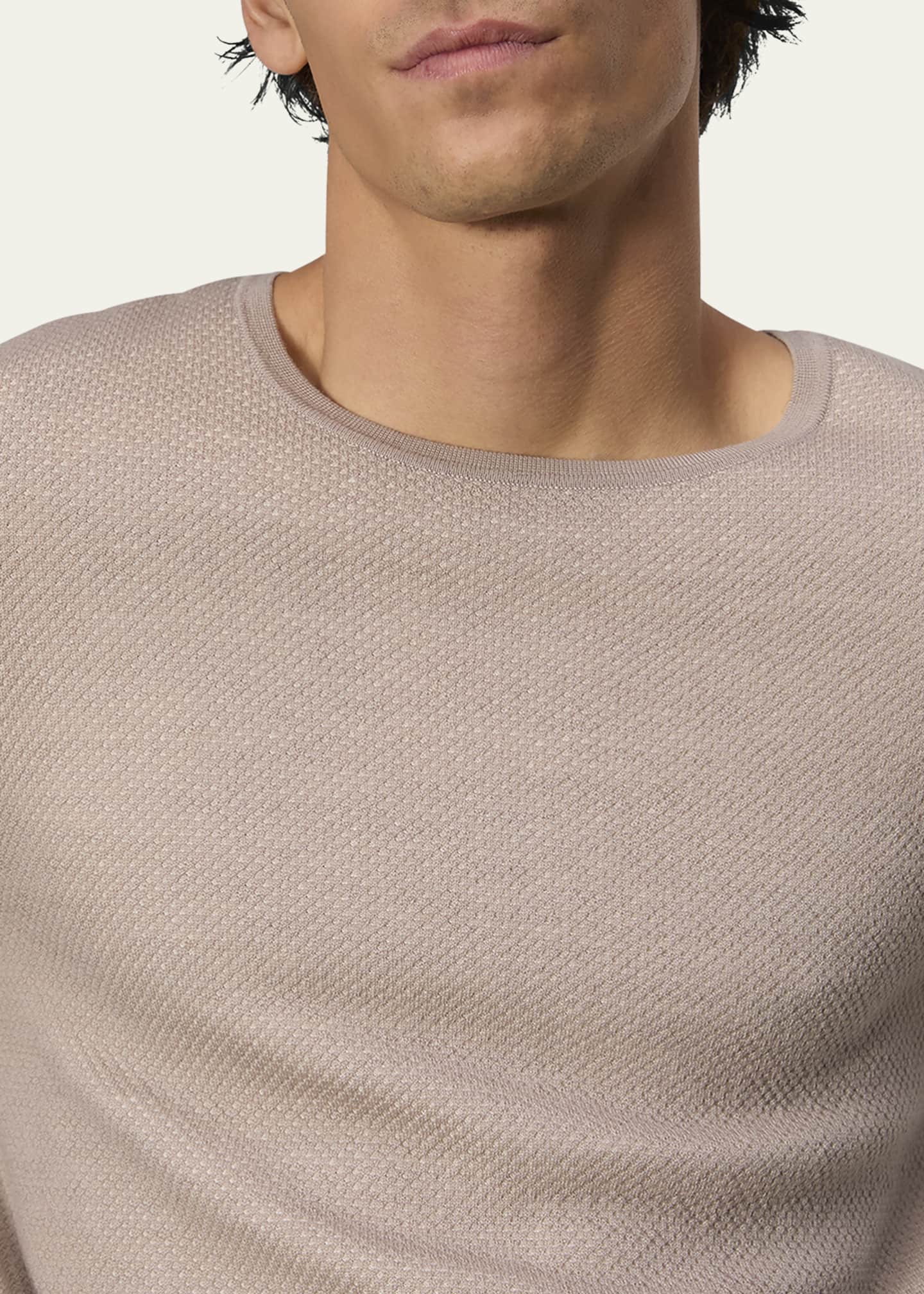 Rag & Bone Men's Bennet Textured Sweatshirt - Bergdorf Goodman