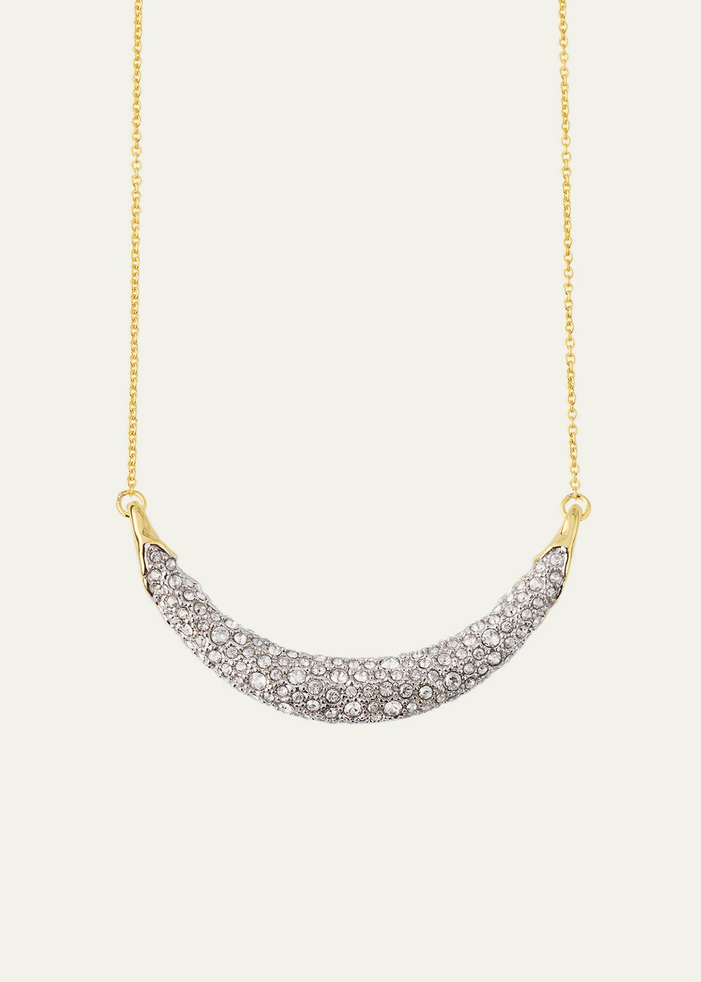Alexis Bittar Solanales Crystal Crescent Necklace - Bergdorf Goodman