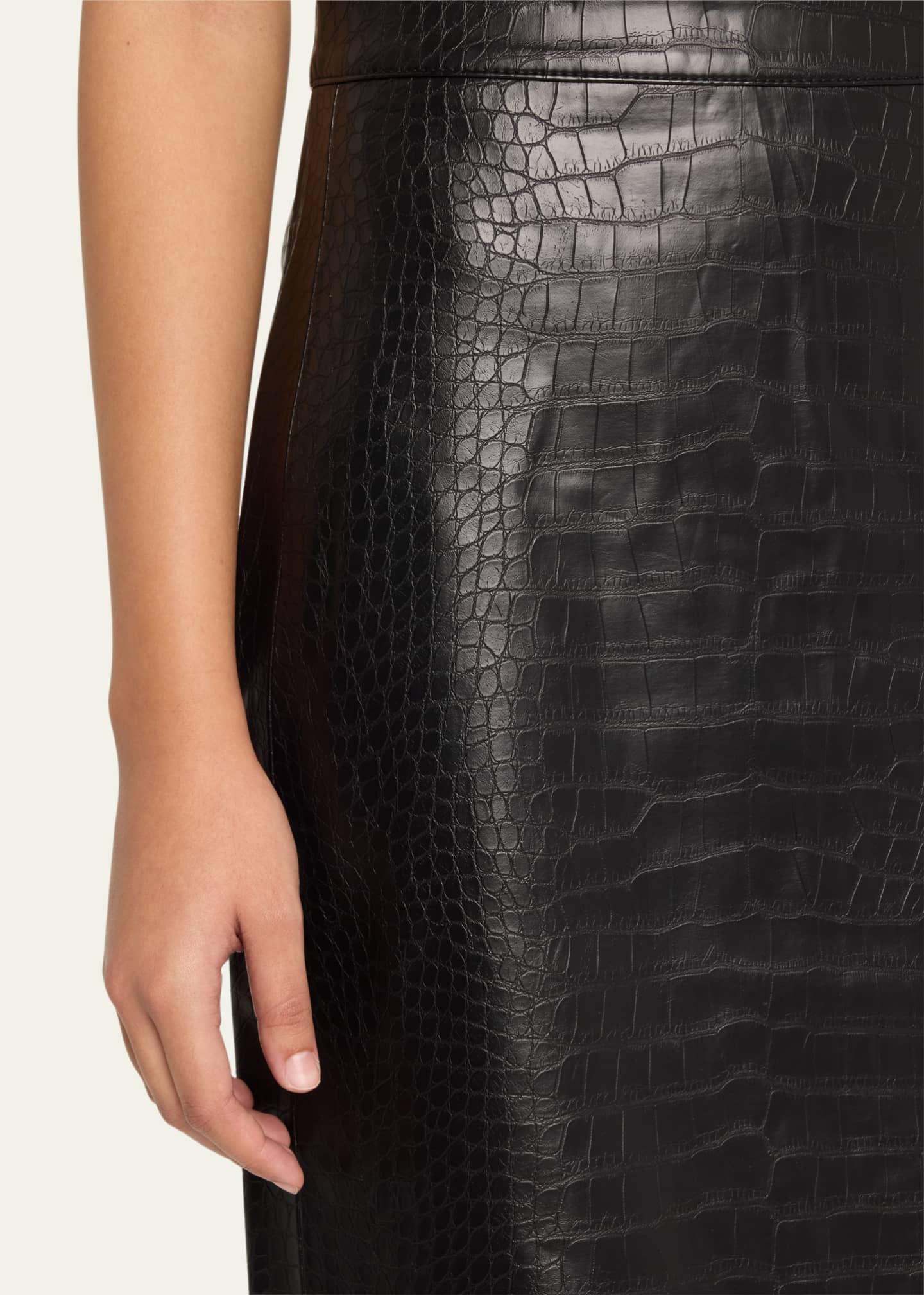 Kobi Halperin Canary Faux Leather Pencil Skirt - Bergdorf Goodman