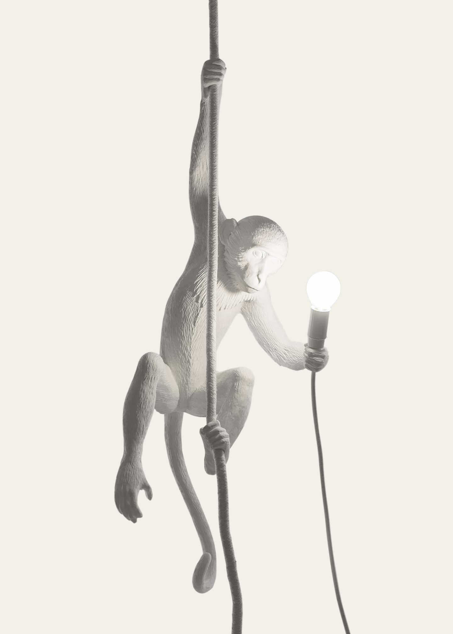 Seletti Monkey with Rope Outdoor Hanging Lamp - Bergdorf Goodman