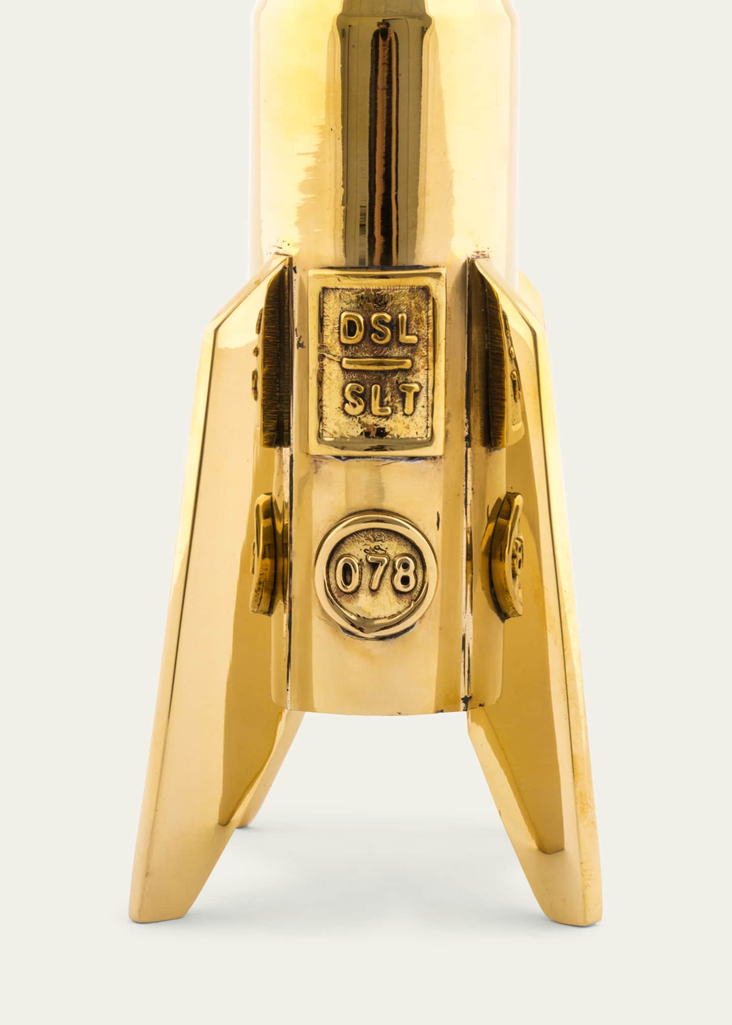 Seletti Cosmic Diner Lunar Hard Rocket Candle Holder, 9" - Bergdorf Goodman