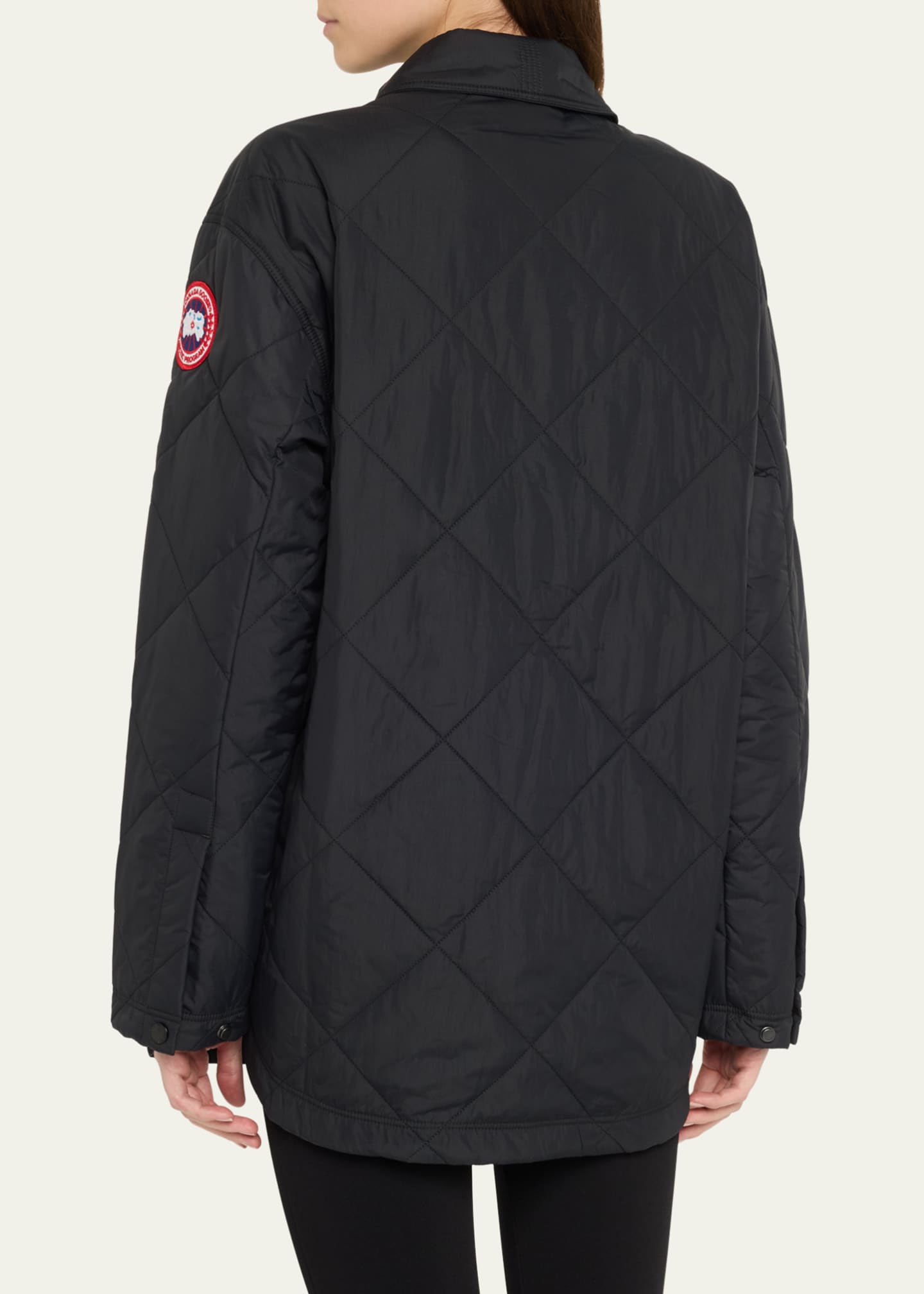 Canada Goose Albany Lightweight Water-Repellent Quilted Shirt Jacket ...