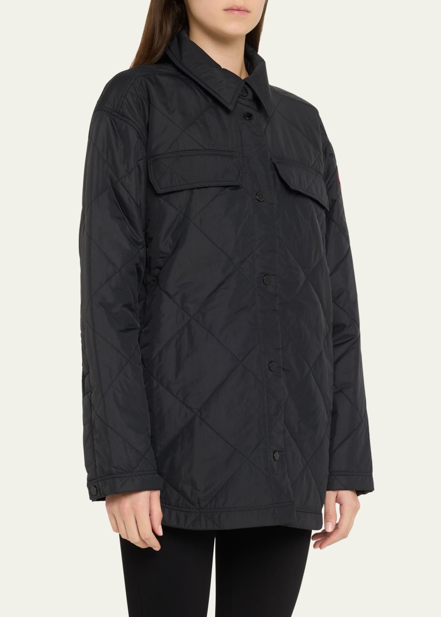 Canada Goose Albany Lightweight Water-Repellent Quilted Shirt Jacket ...