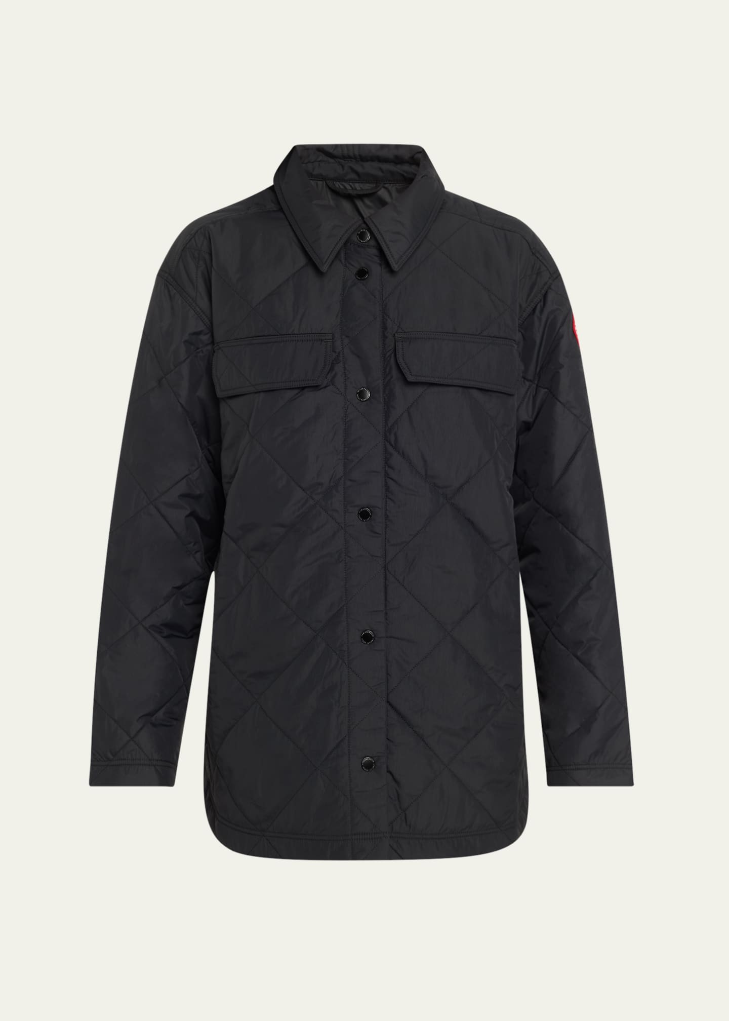 Canada Goose Albany Lightweight Water-Repellent Quilted Shirt Jacket ...