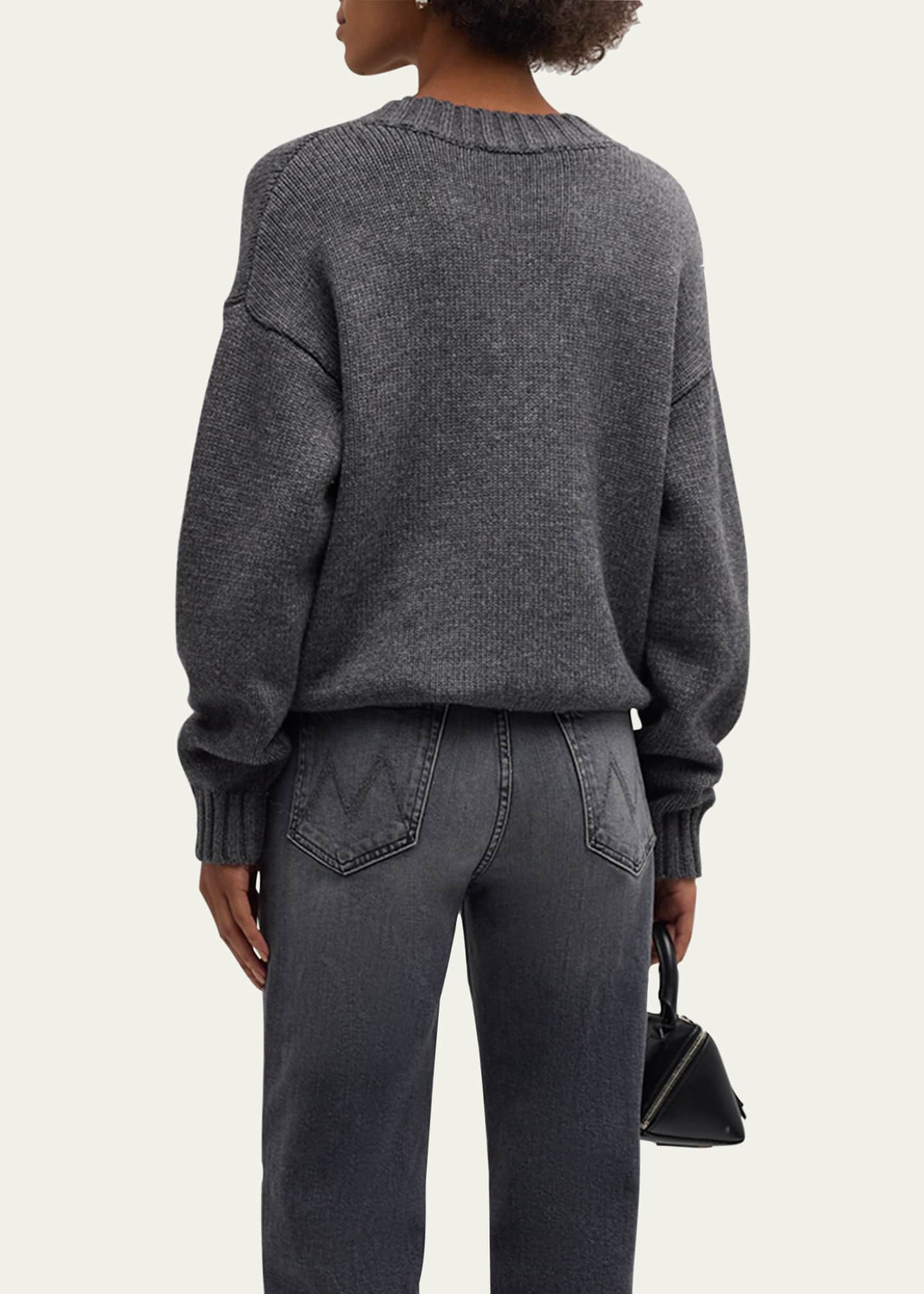 FRAME Chunky Wool-Cashmere Sweater - Bergdorf Goodman